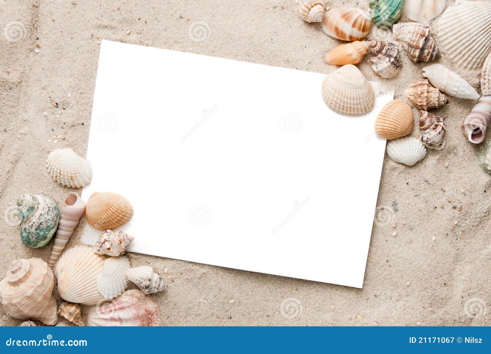 Blank Beach Vacation Postcard Stock Image - Image of marine, copy: 21171067