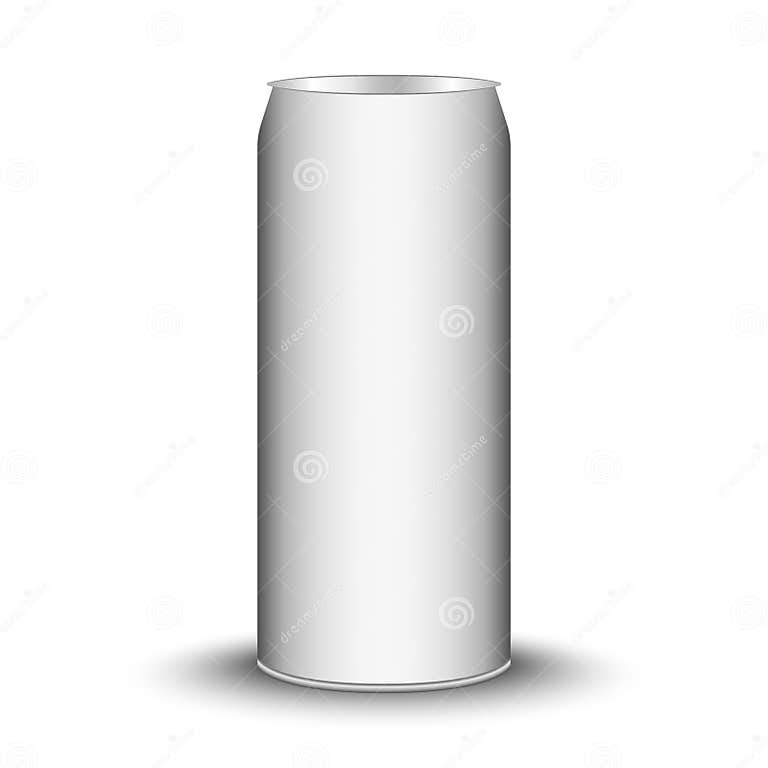 Blank beer can, vector stock vector. Illustration of canned - 158762279