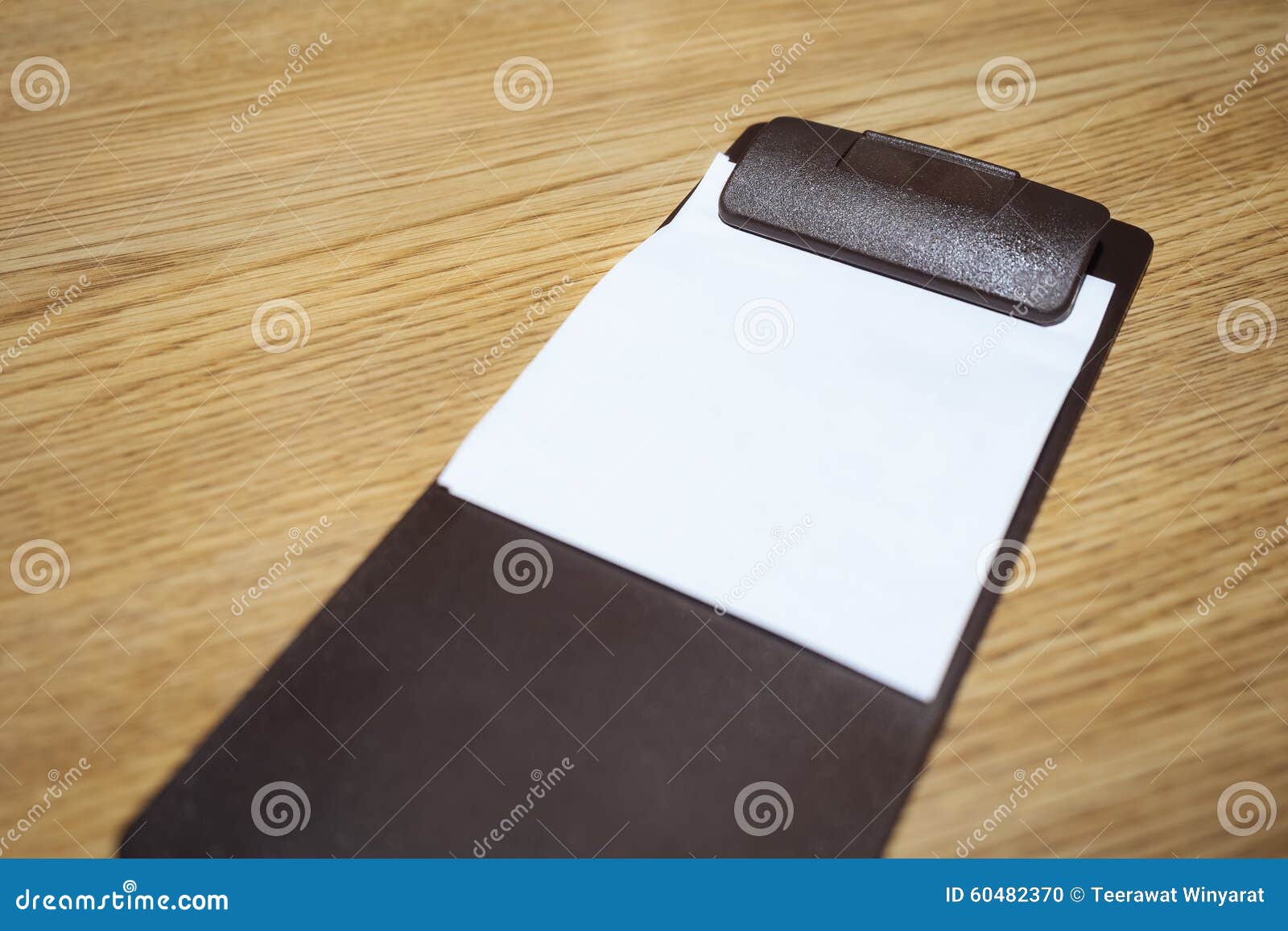 Blank Bill Receipt on Table Stock Photo - Image of paying, lunch: 60482370