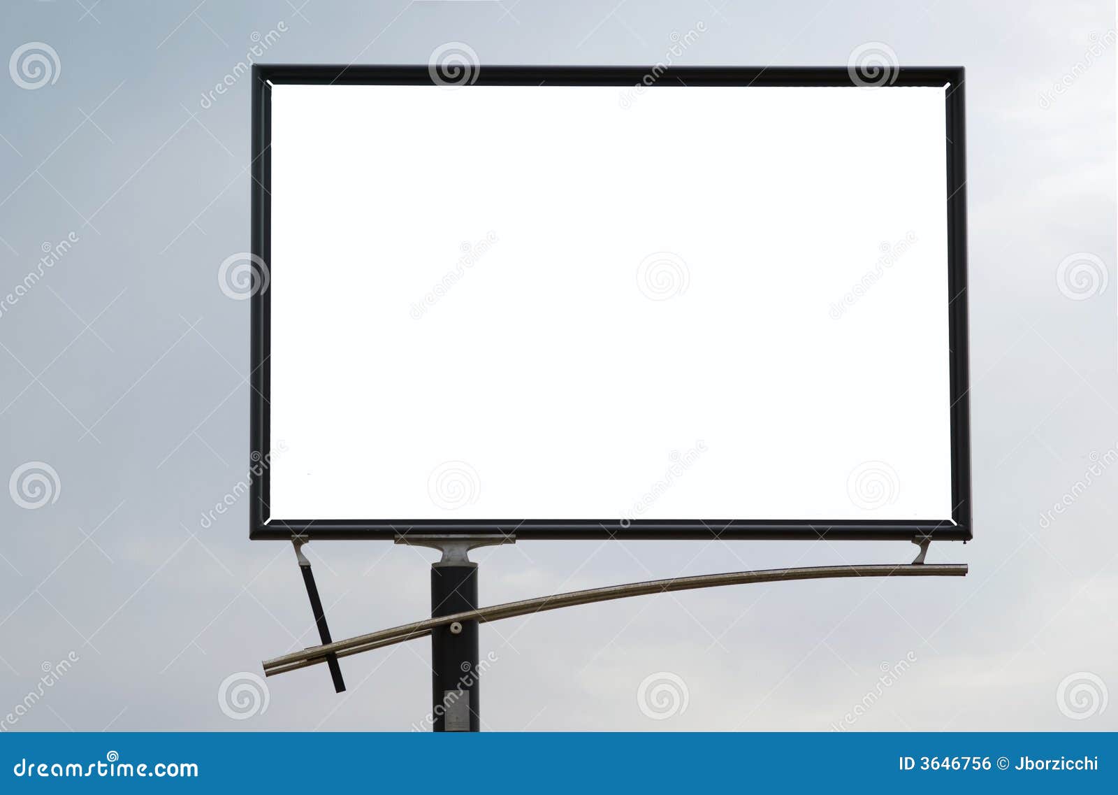Blank Billboard stock photo. Image of outside, marketing - 3646756