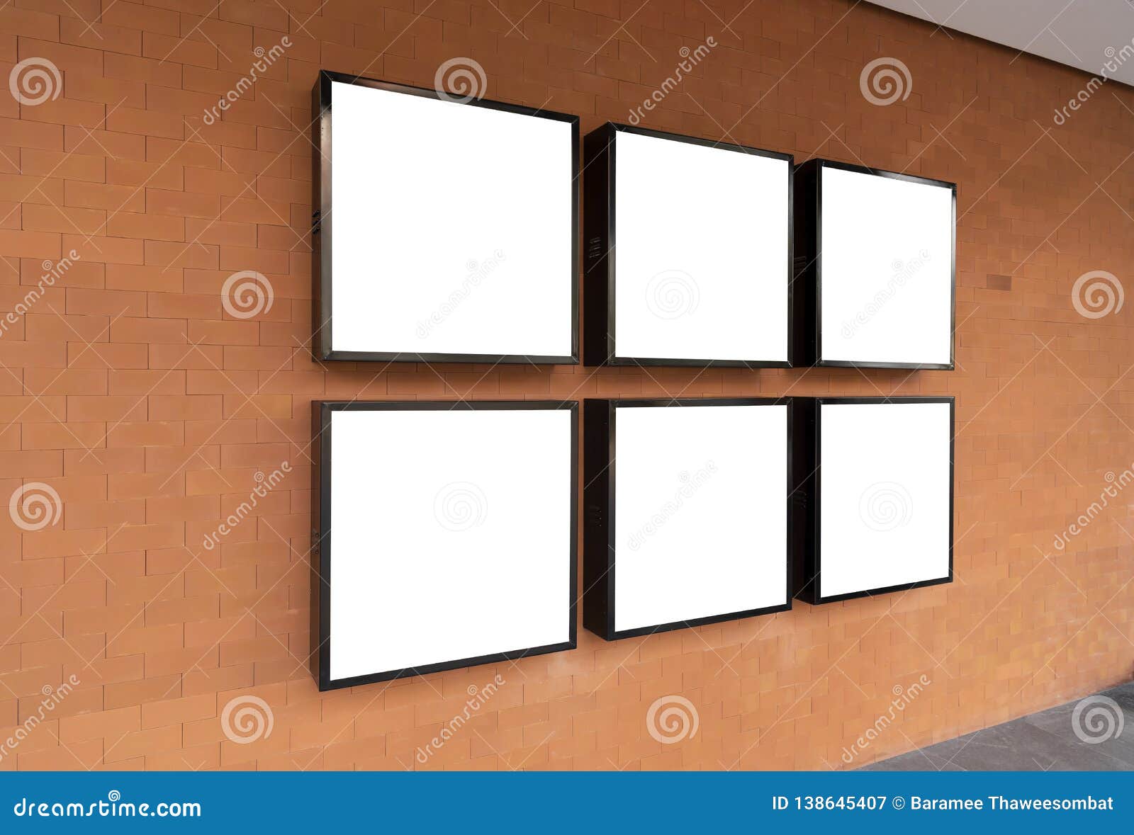 Blank Billboard Ads Signage for Mockup Design Advertise Board Stock ...