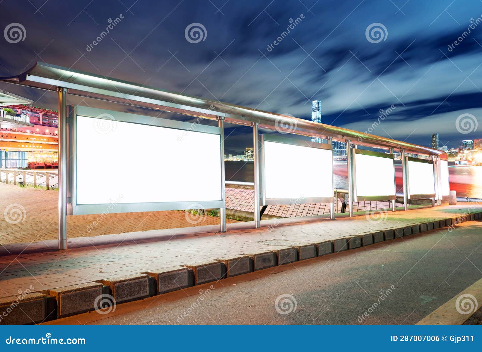 Blank billboard stock photo. Image of poster, road, commercial - 287007006
