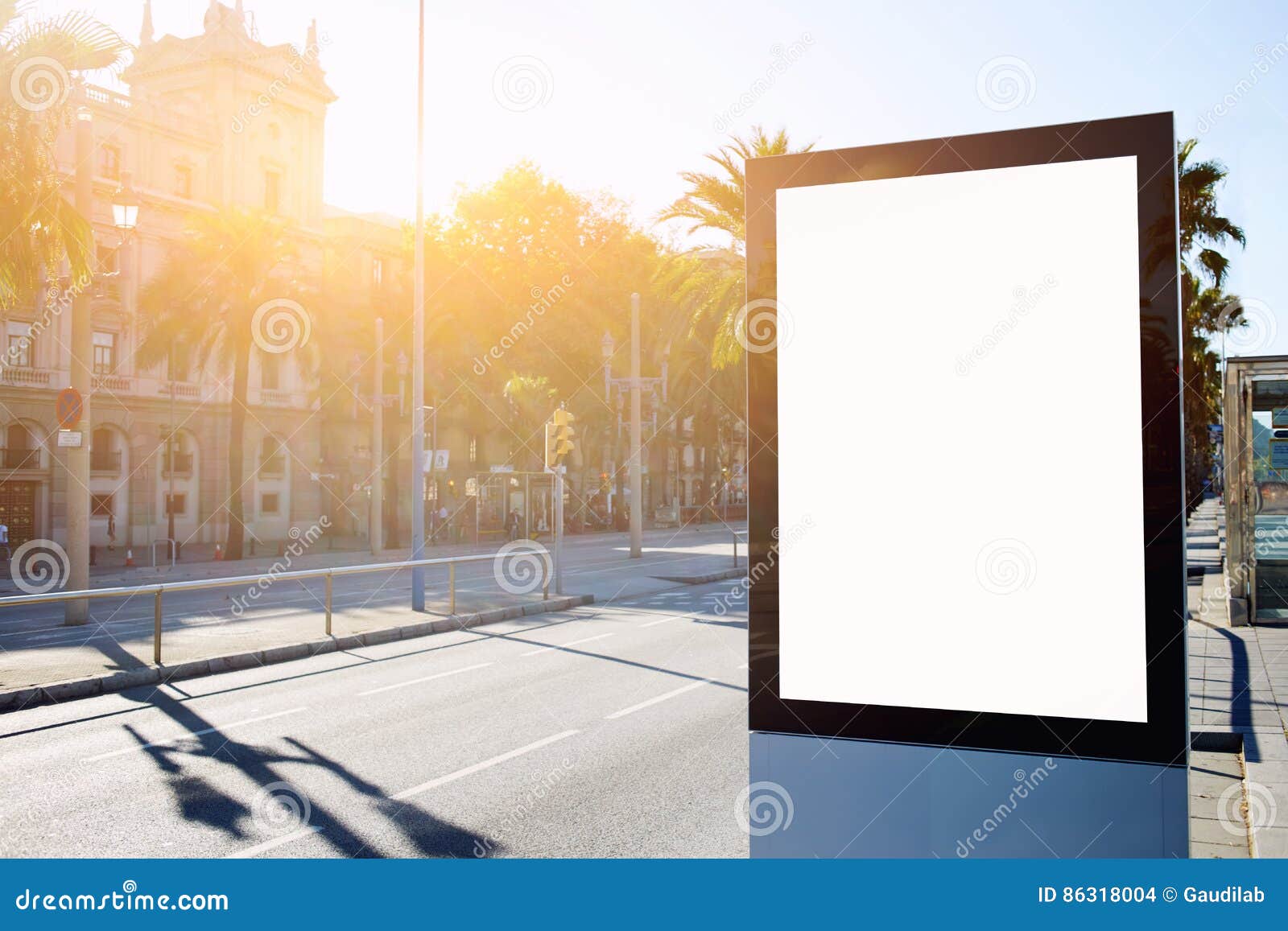 Blank Billboard with Copy Space for Your Text Message or Content ...