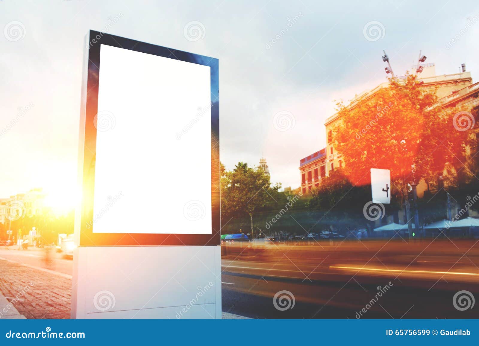 Blank Billboard with Copy Space for Your Text Message or Promotional ...