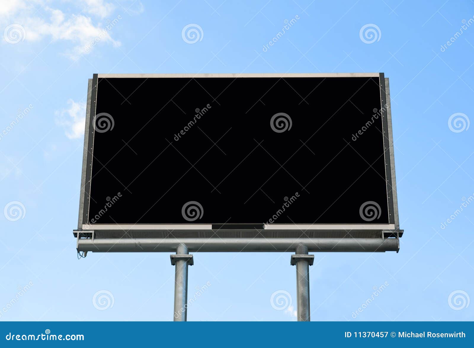 Blank Billboard Display stock image. Image of electronic - 11370457