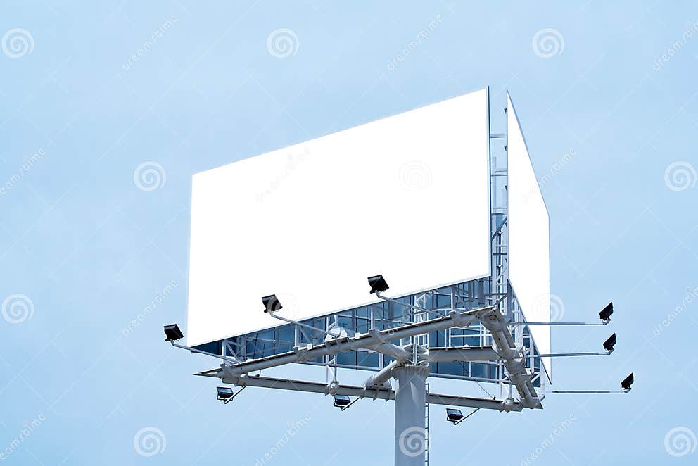 Blank Billboard, Just Add Your Text Stock Photo - Image of abstract ...