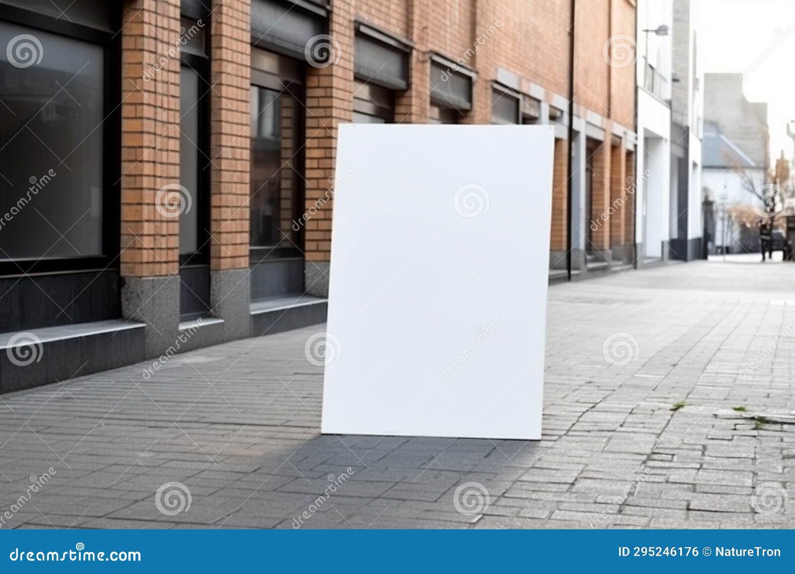 Blank Billboard on the Street Blank Sign Stock Illustration ...
