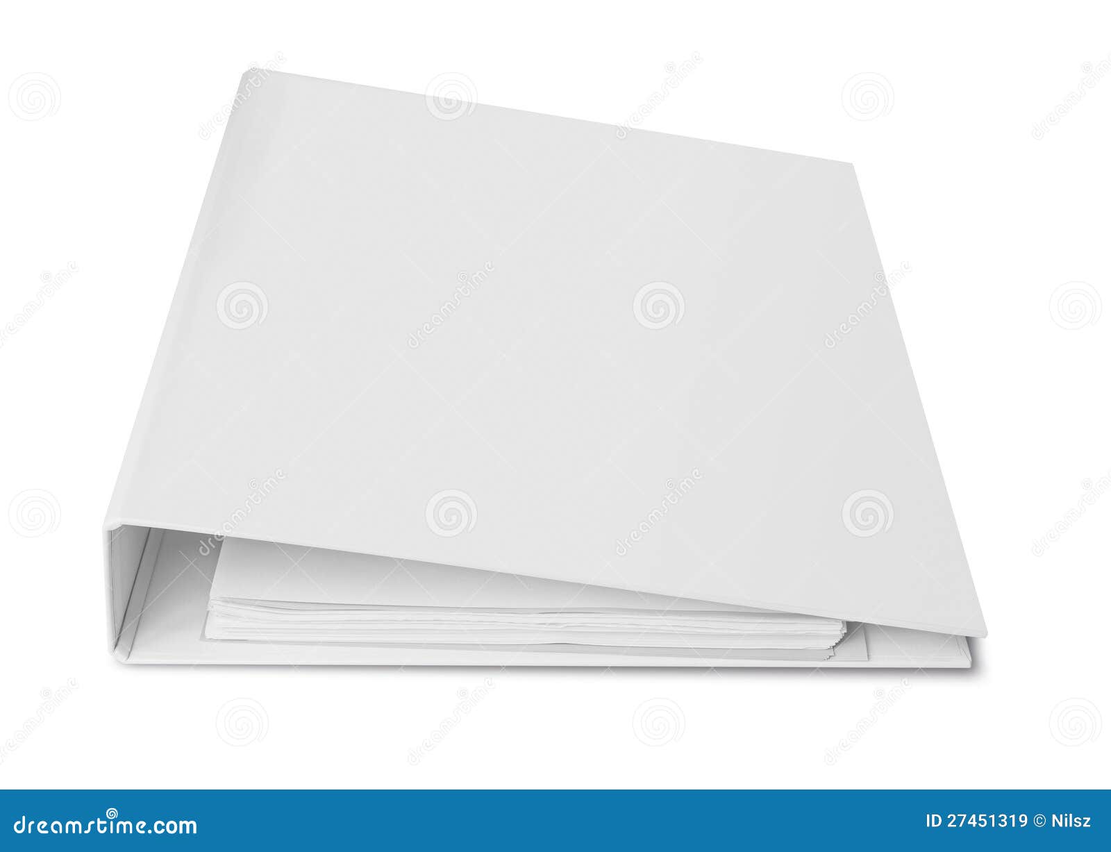 Blank binder for documents stock image. Image of information - 27451319