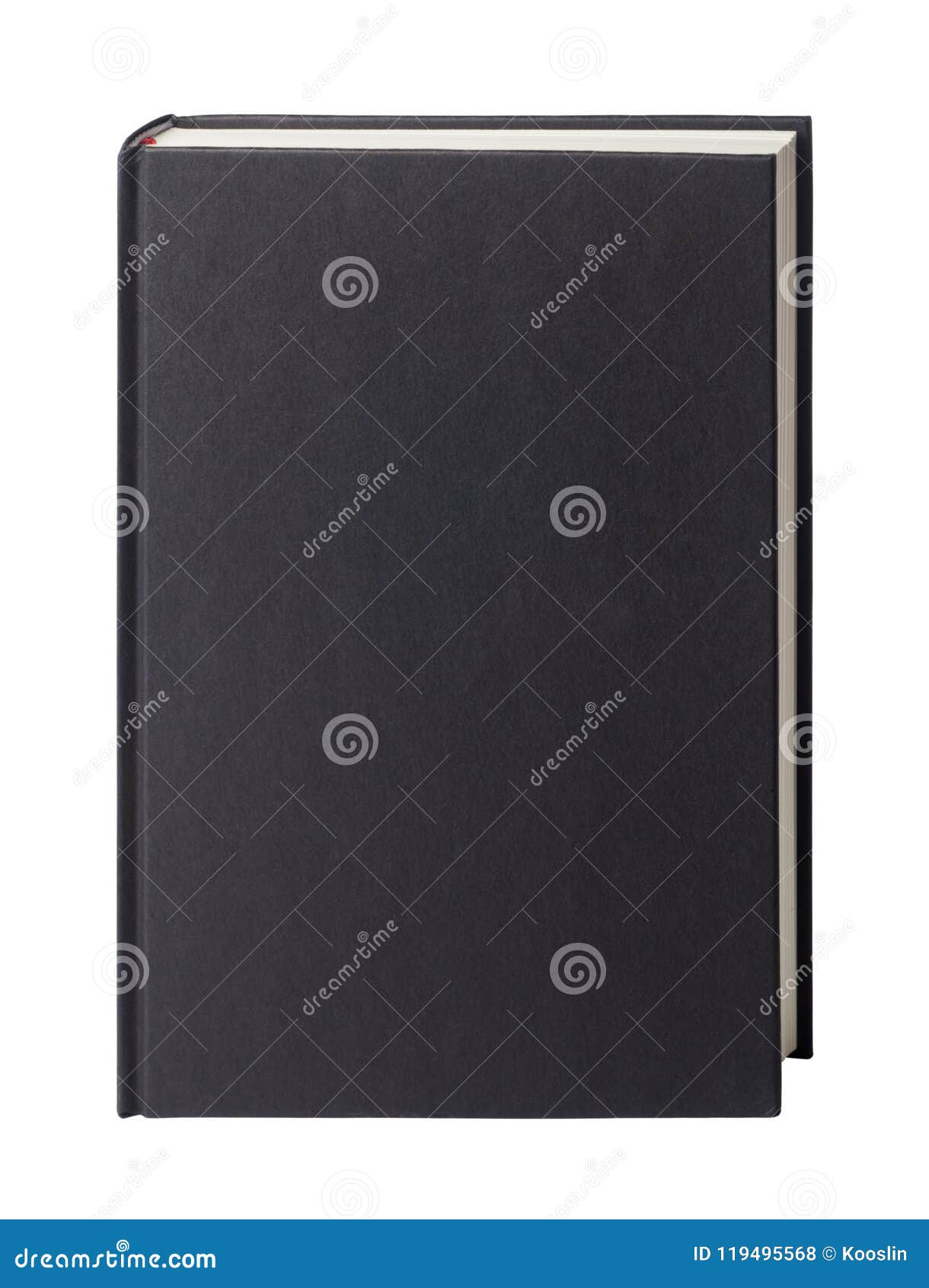 Blank black book stock photo. Image of white, isolated - 119495568