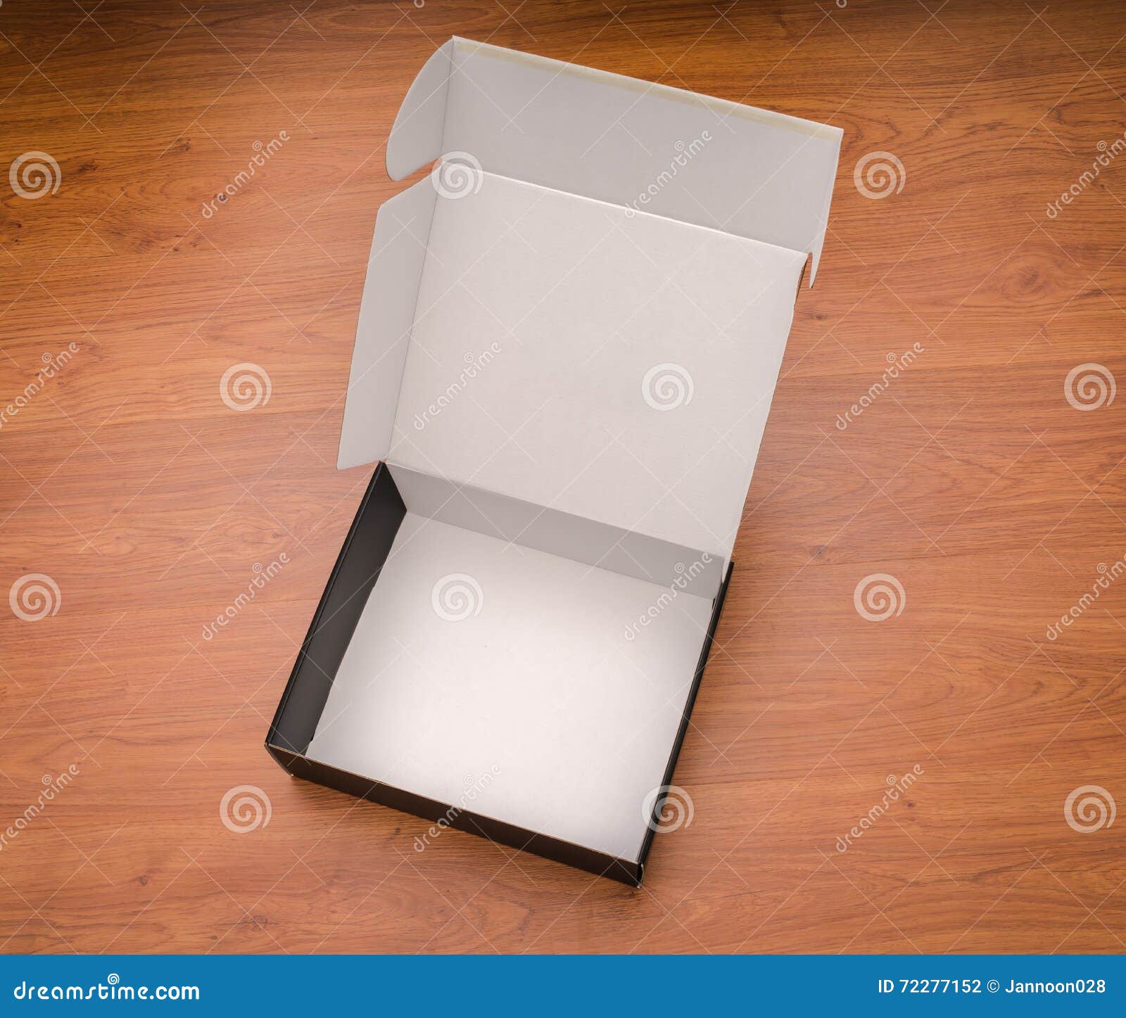 .Blank Black Box Mock Up on Wood Background Stock Photo - Image of ...
