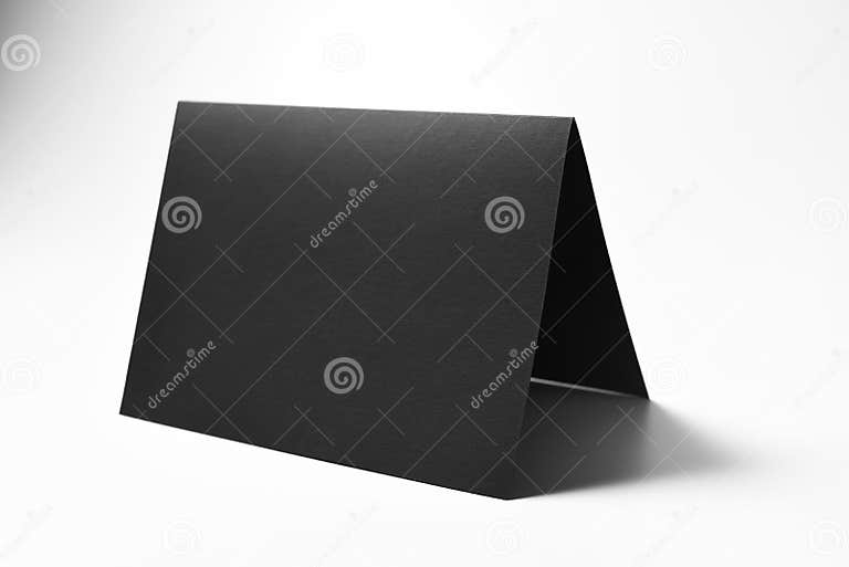 Blank black card stock photo. Image of blank, stationery - 92024928