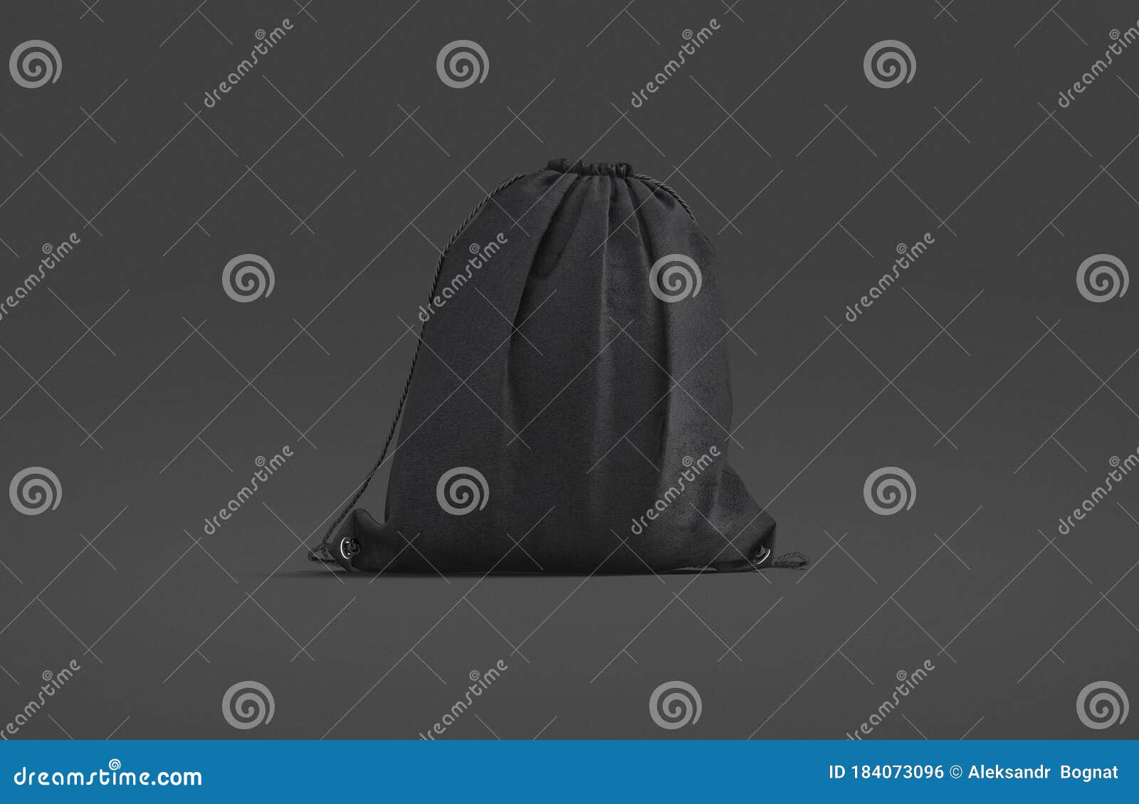 Blank Black Drawstring Backpack Mockup, Dark Background Stock ... Blank Black Drawstring Backpack Mockup, Dark Background Stock ...