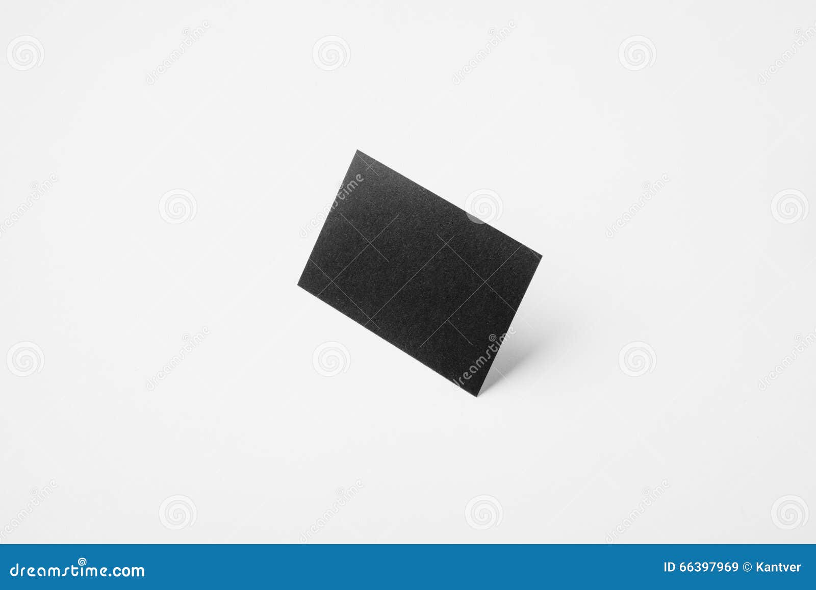 Blank Black Identity Business Card with Clear White Background. Stock ...