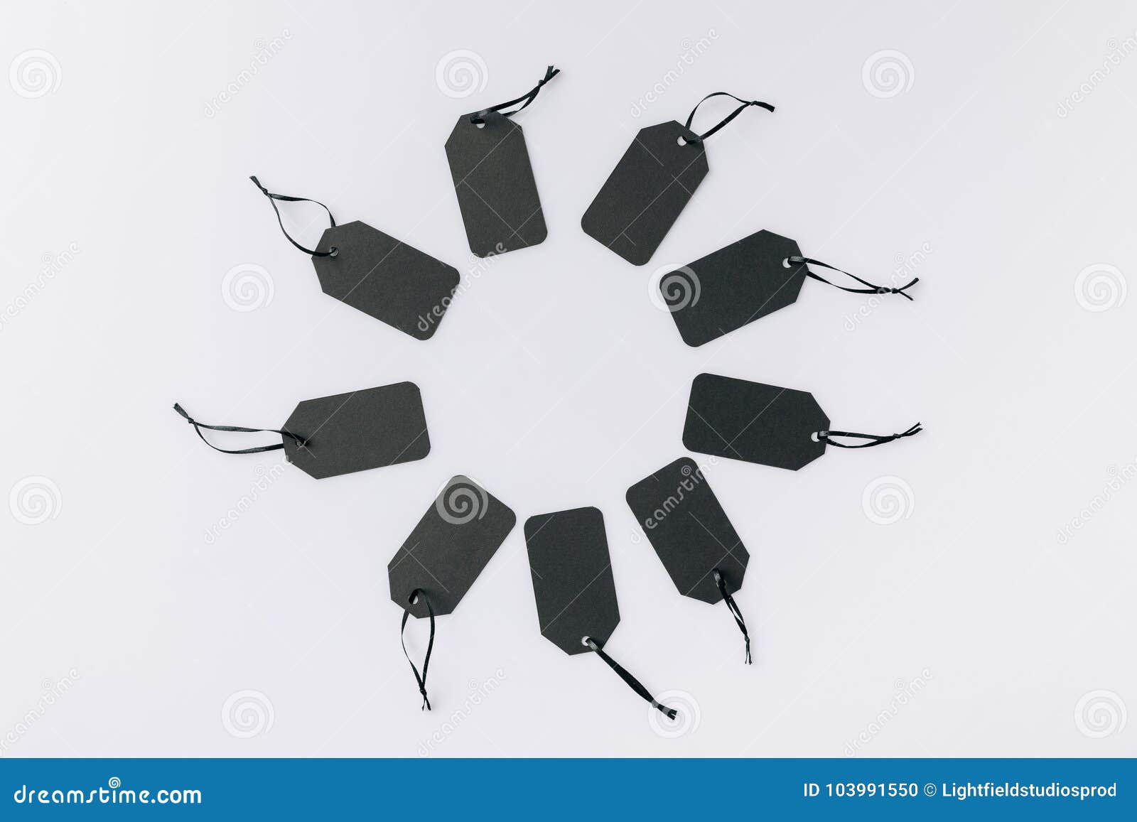 Blank black labels stock photo. Image of season, labels - 103991550