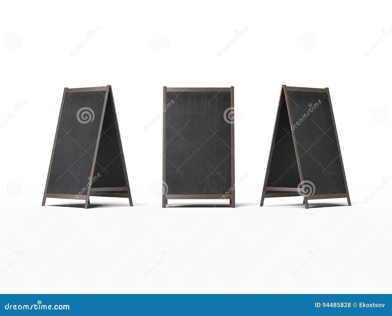 Black Menu Boards Isolated On Transparent Background. Charkboard For ...