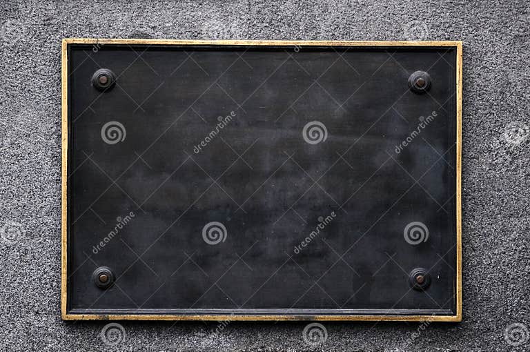 Blank black sign stock image. Image of texture, design - 11838927