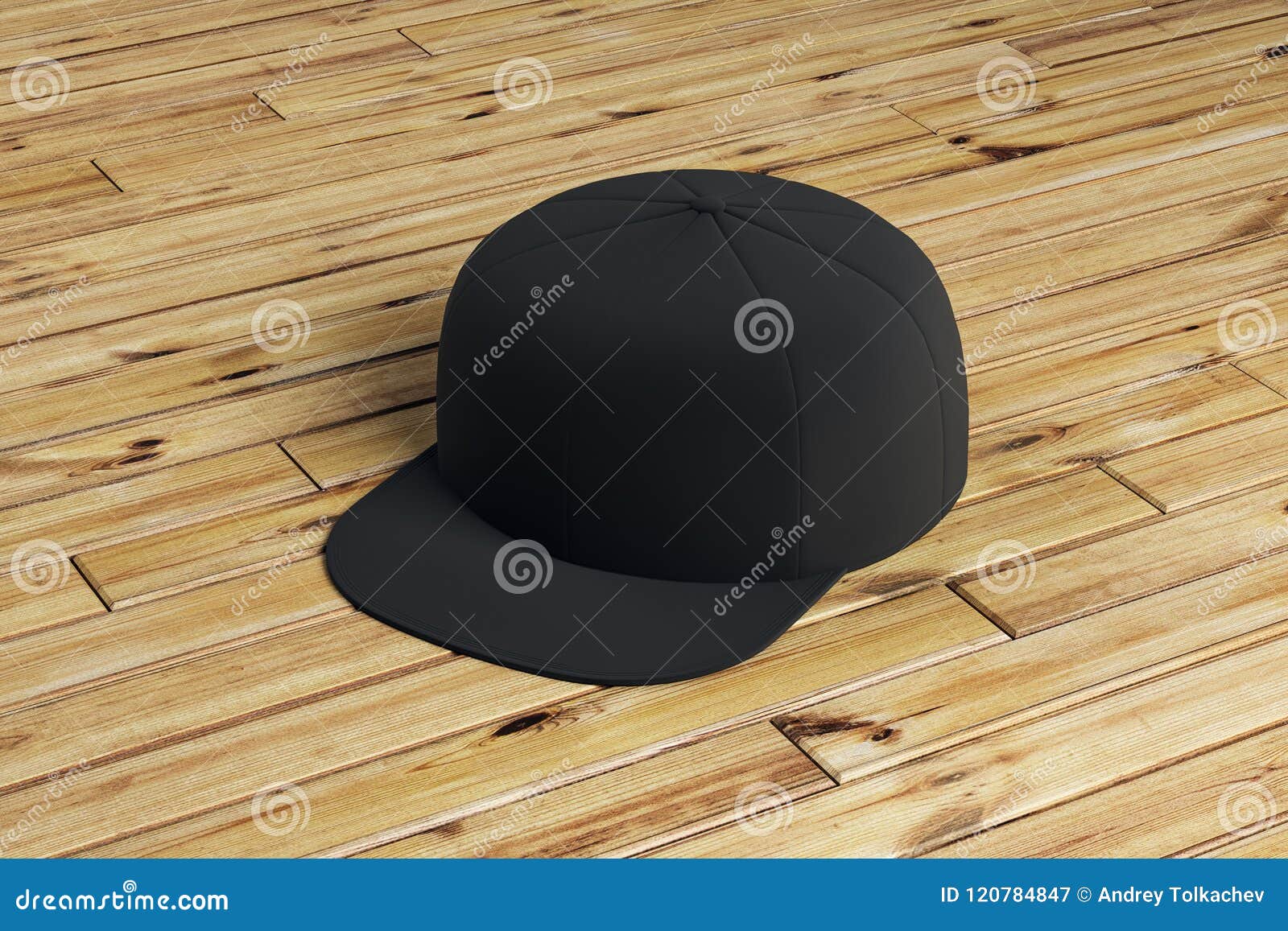 Blank black snapback stock illustration. Illustration of concept ...