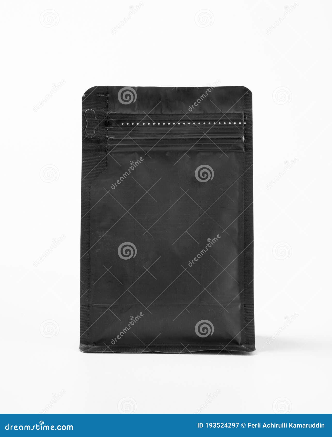 Blank Black Standing Pouch Container Editorial Photography - Image of ...