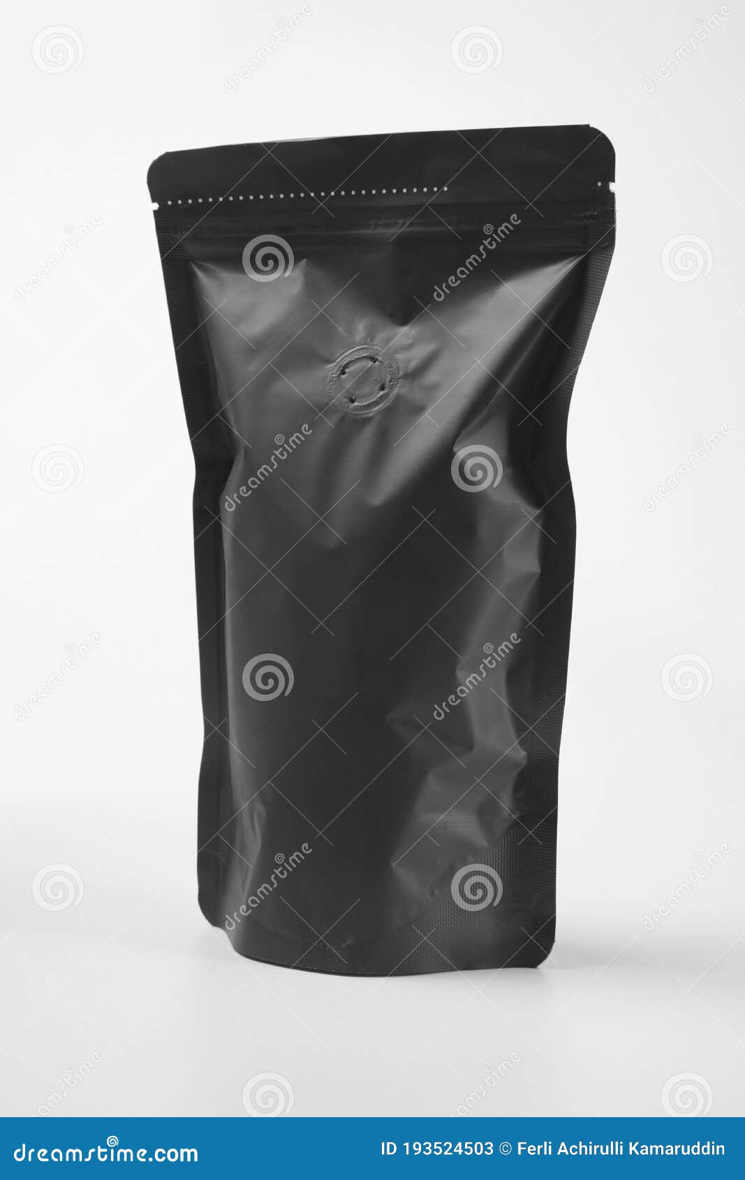Blank Black Standing Pouch Container Editorial Photo | CartoonDealer ...
