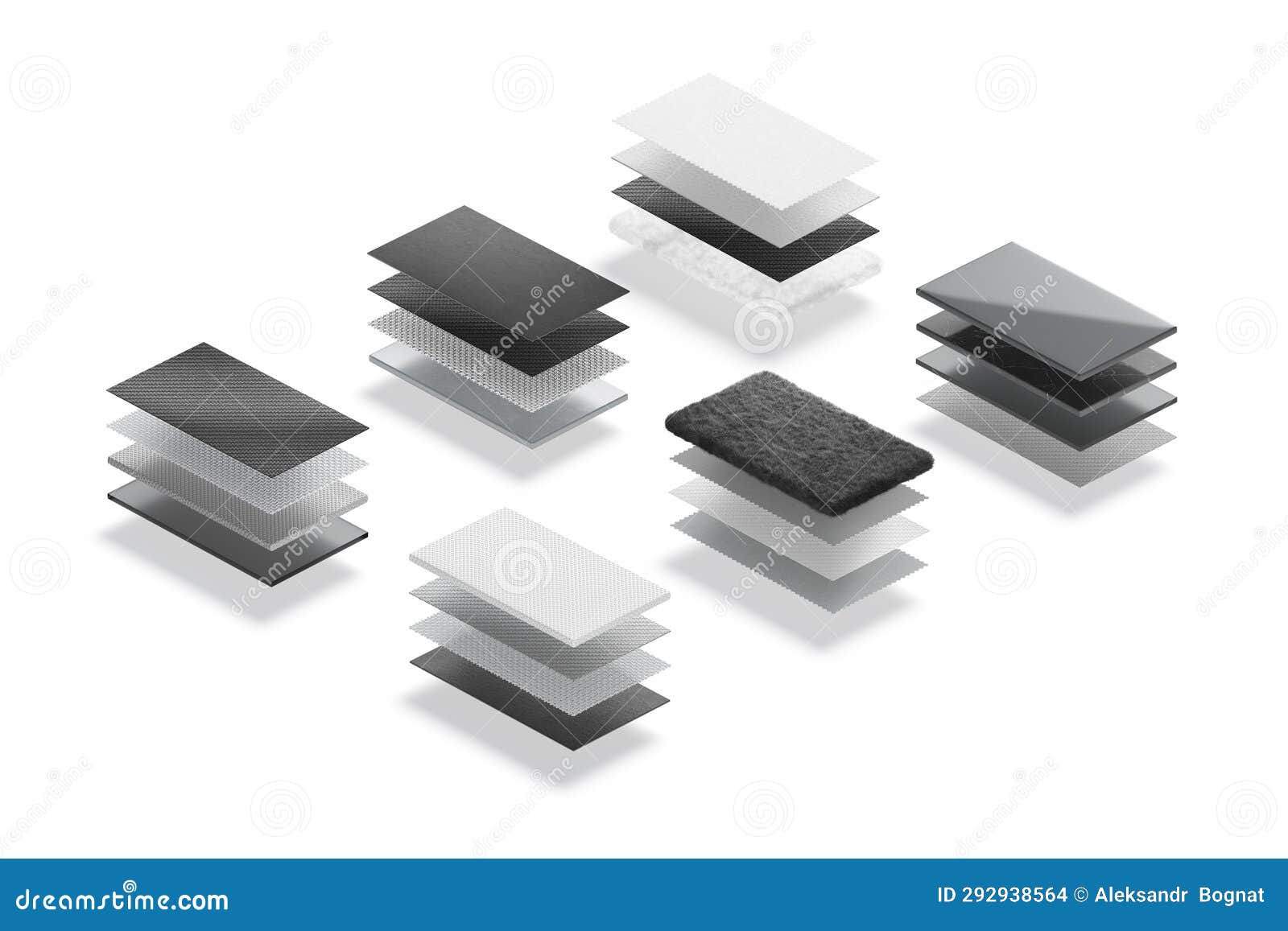 Layers Materials Stack 2, 3, 4 Level Surface Icon Vector Pictogram ...
