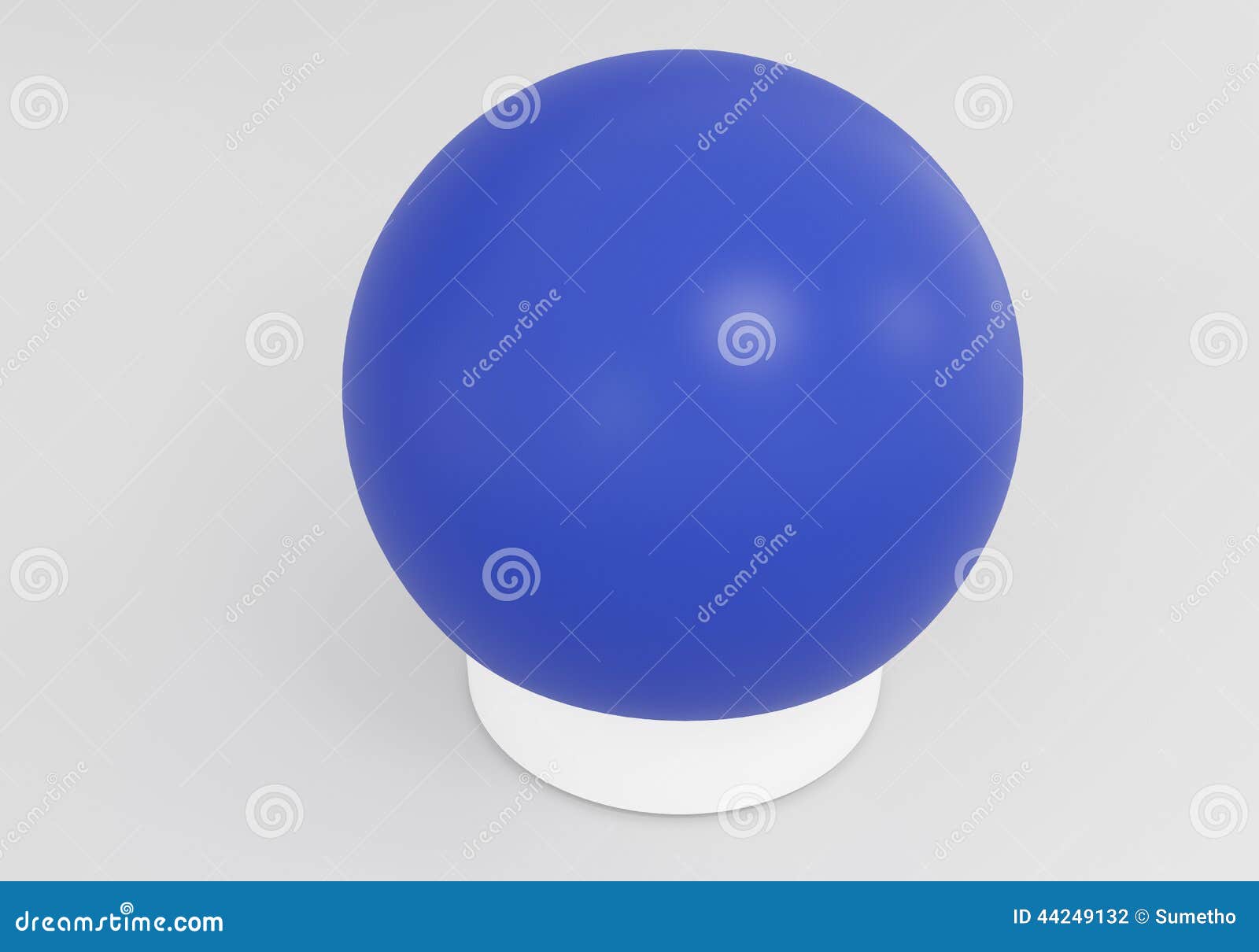Blank blue Ball stock illustration. Illustration of pearl - 44249132