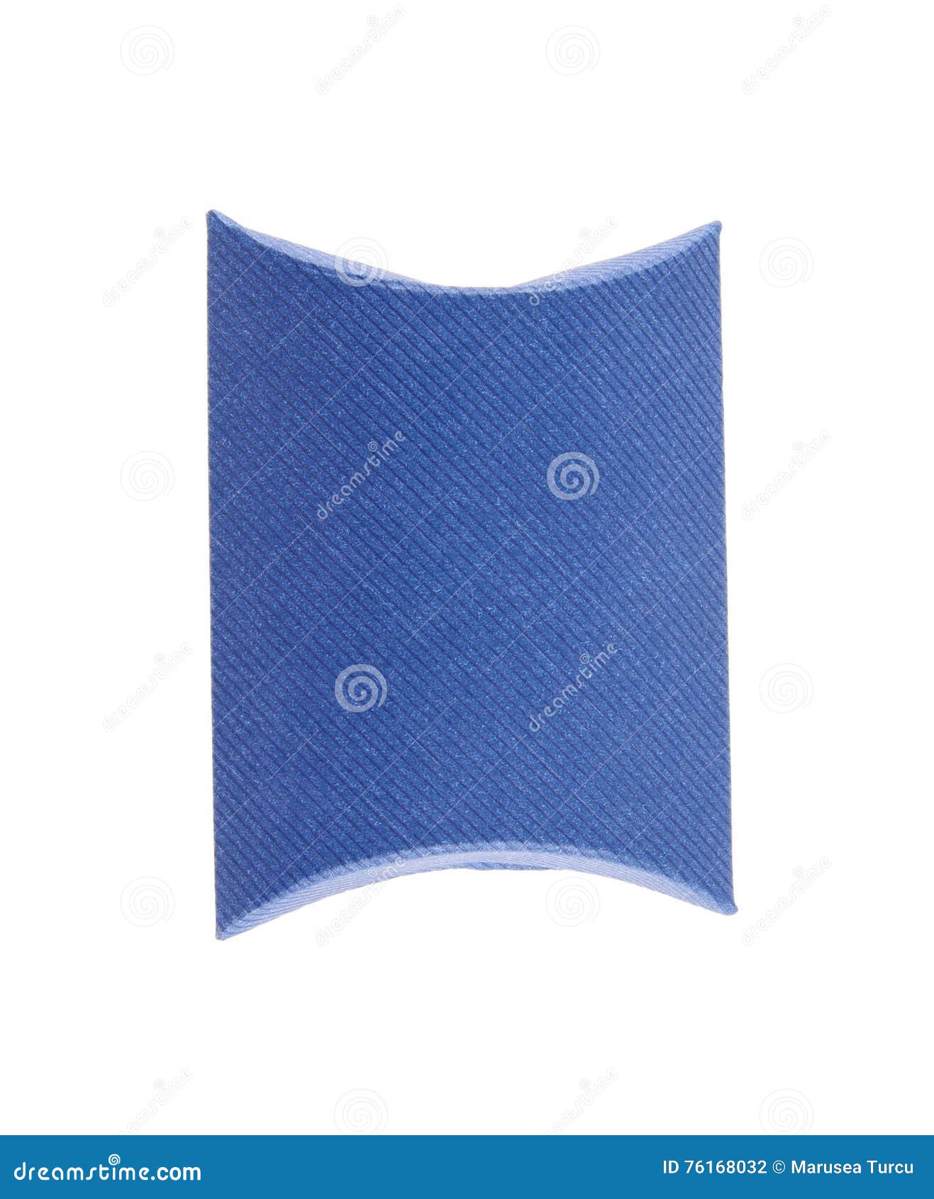 Blank blue box isolated stock photo. Image of single - 76168032