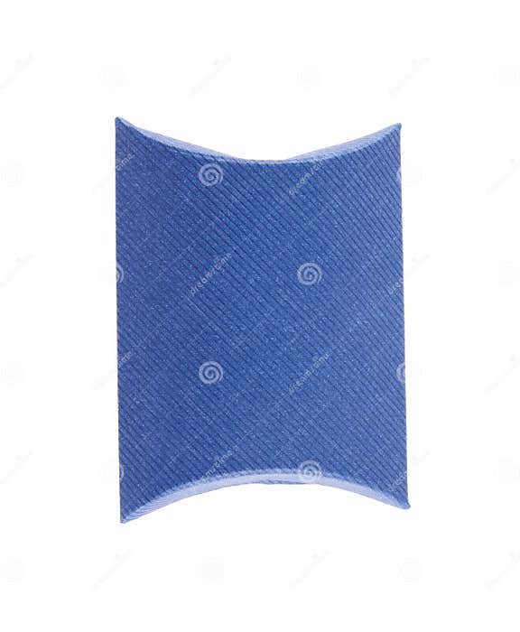 Blank blue box isolated stock photo. Image of single - 76168032