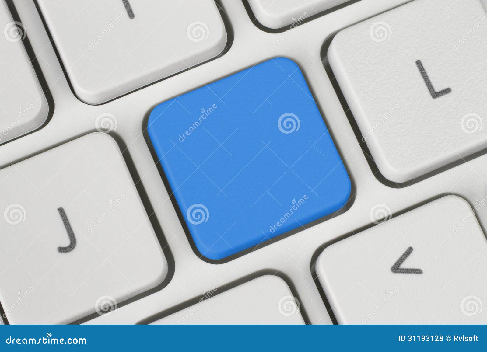 Blank blue button stock photo. Image of empty, communication - 31193128