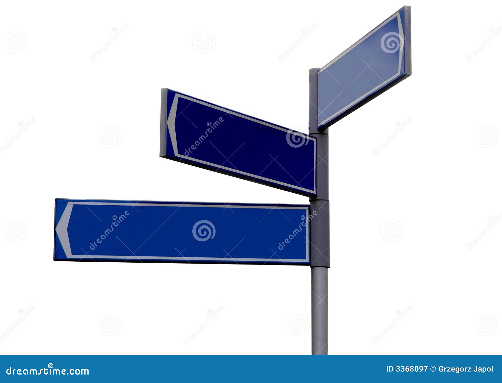 Blue Direction Traffic Sign Which Cannot Be Read As It Is Overgrown By ...