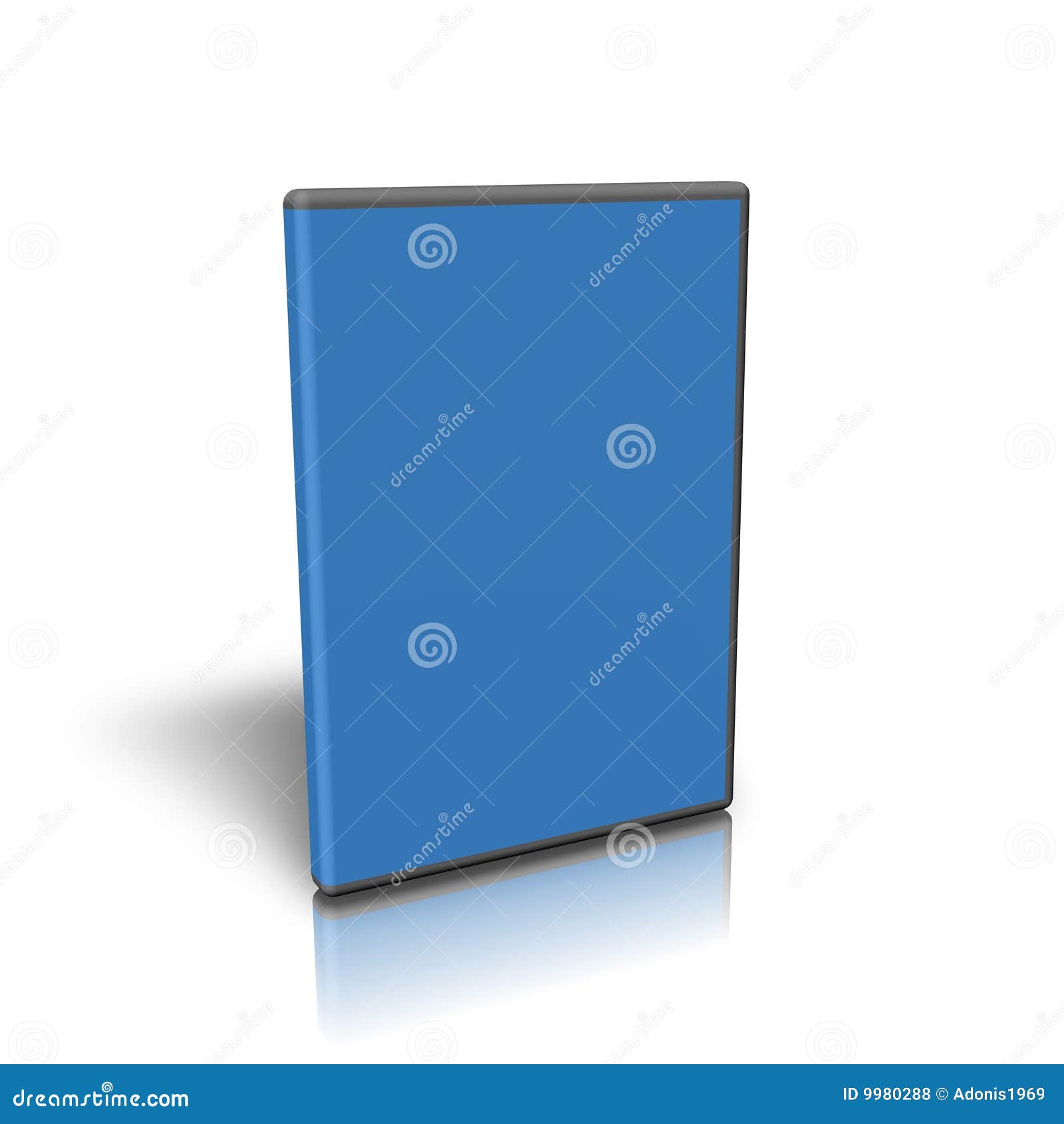 Blank blue DVD case stock illustration. Illustration of blank - 9980288