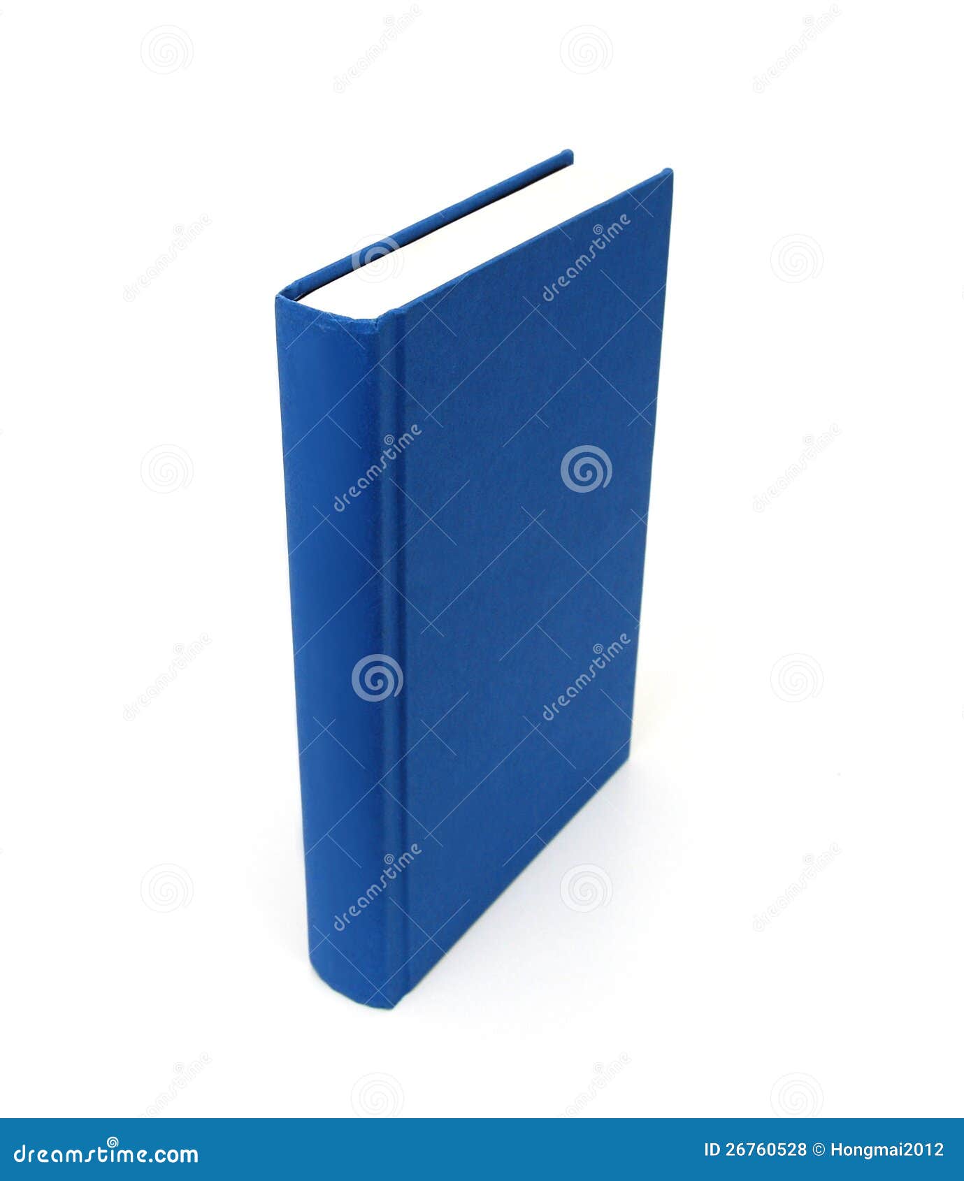 Blank blue hardback book stock photo. Image of standing - 26760528