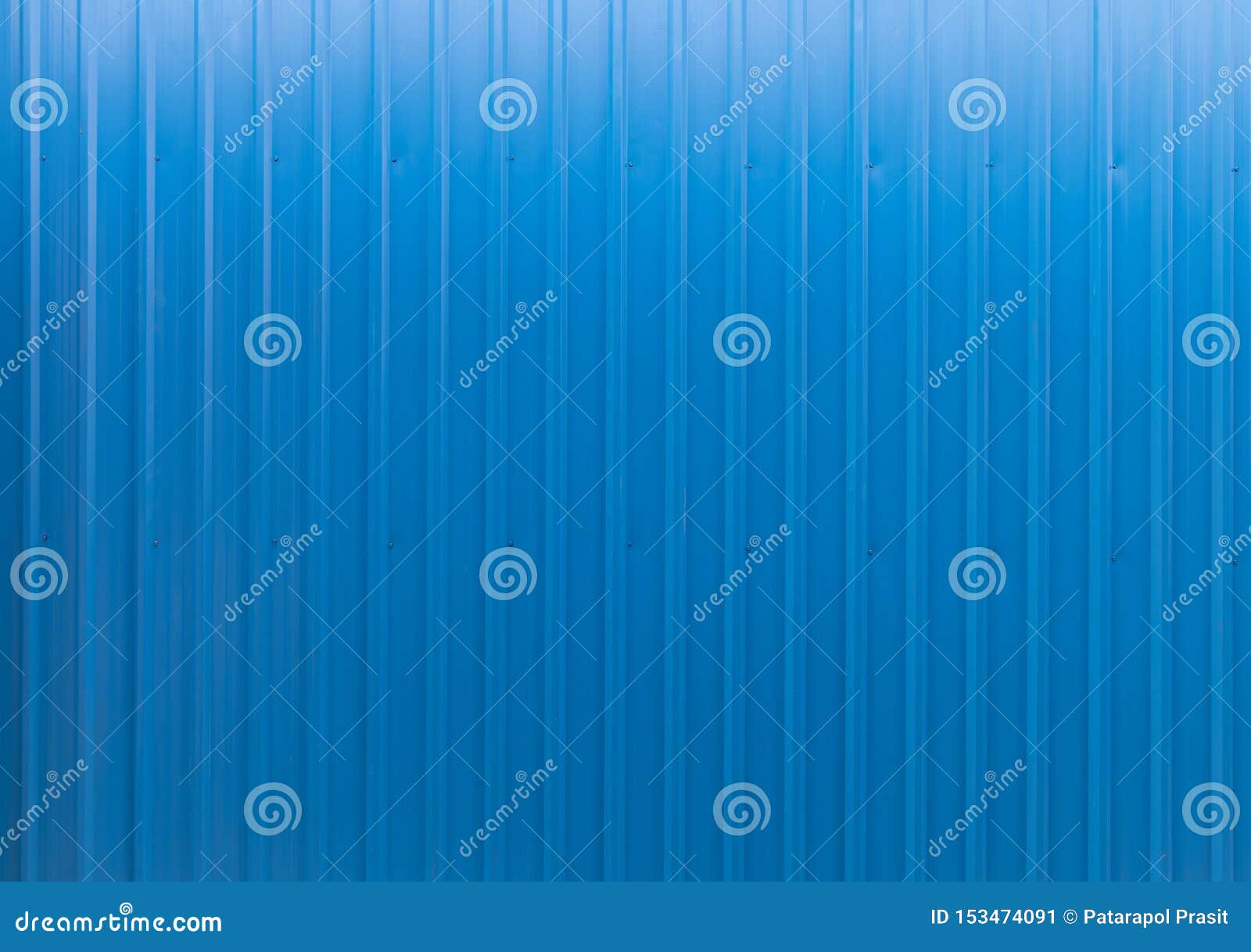 Blank blue metal sheet. stock image. Image of construction - 153474091