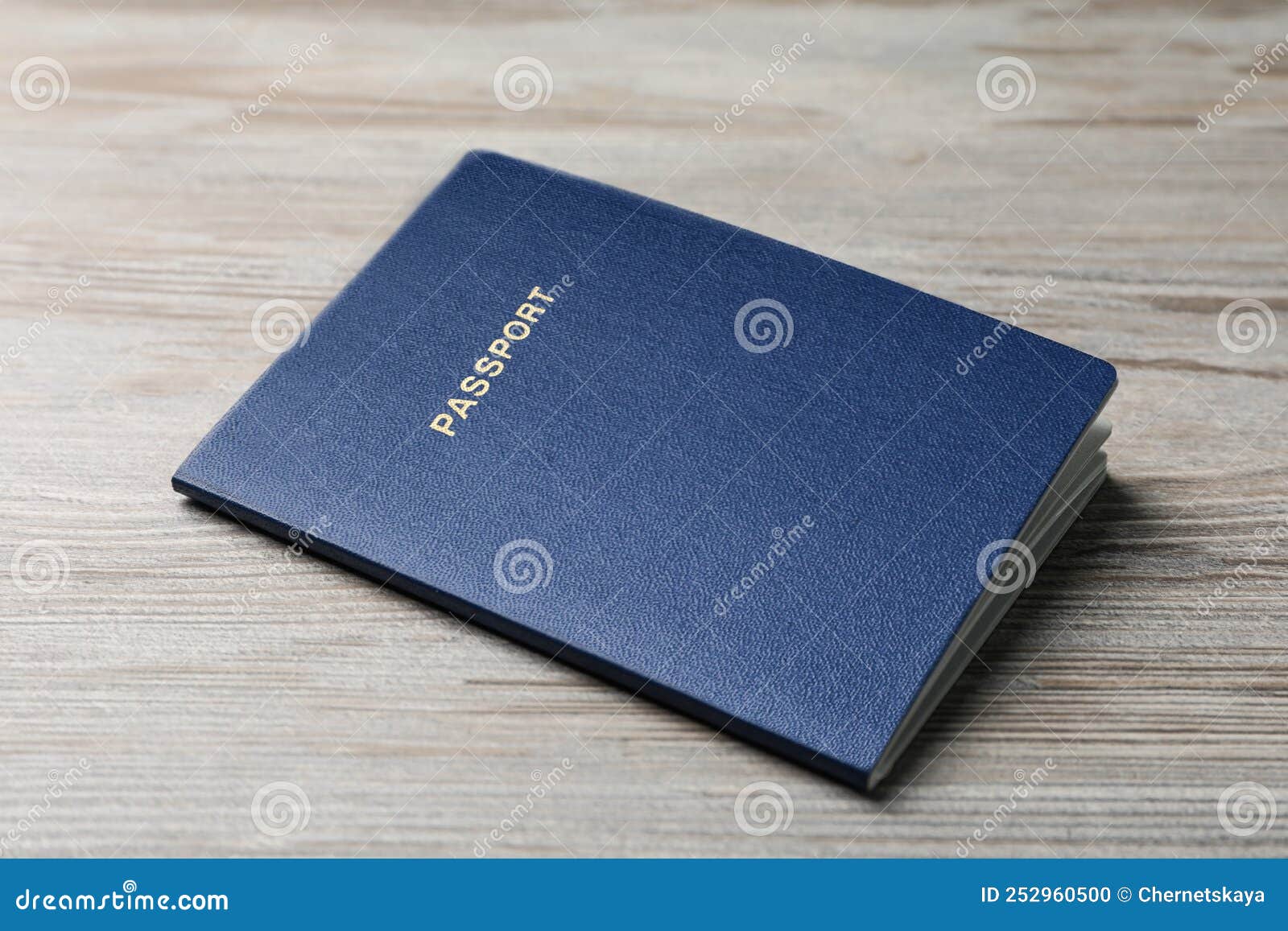 Blue Passport On A World Map, Passport On A White Background. Royalty ...