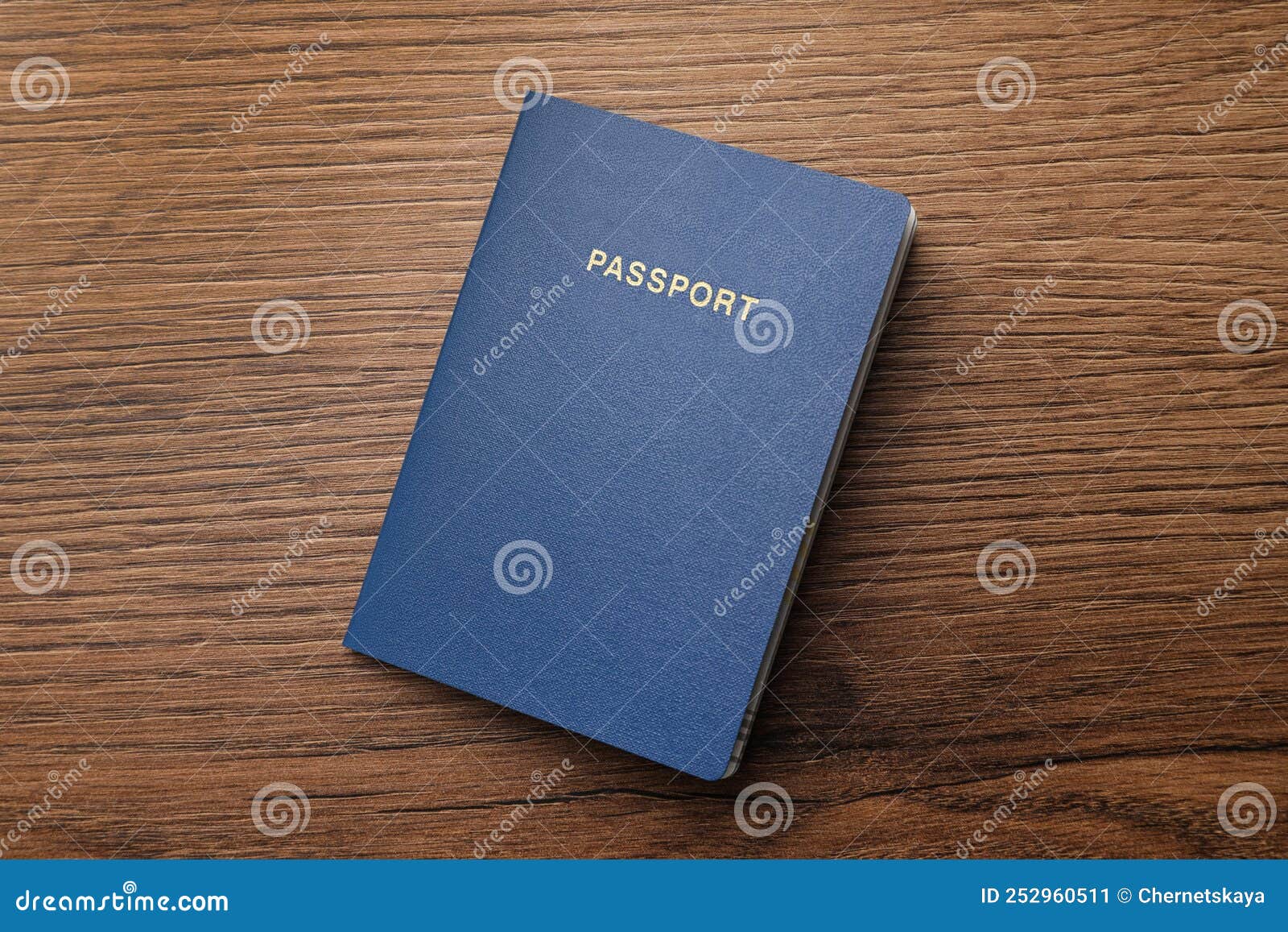 Blue Passport On A World Map, Passport On A White Background. Royalty ...