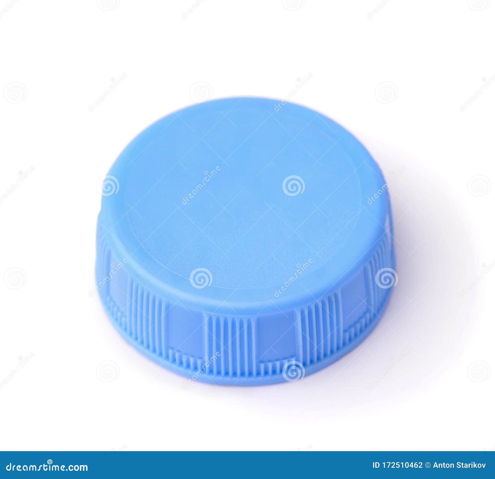 Blank Blue Plastic Bottle Cap Stock Photo - Image of alcohol, plastic ...
