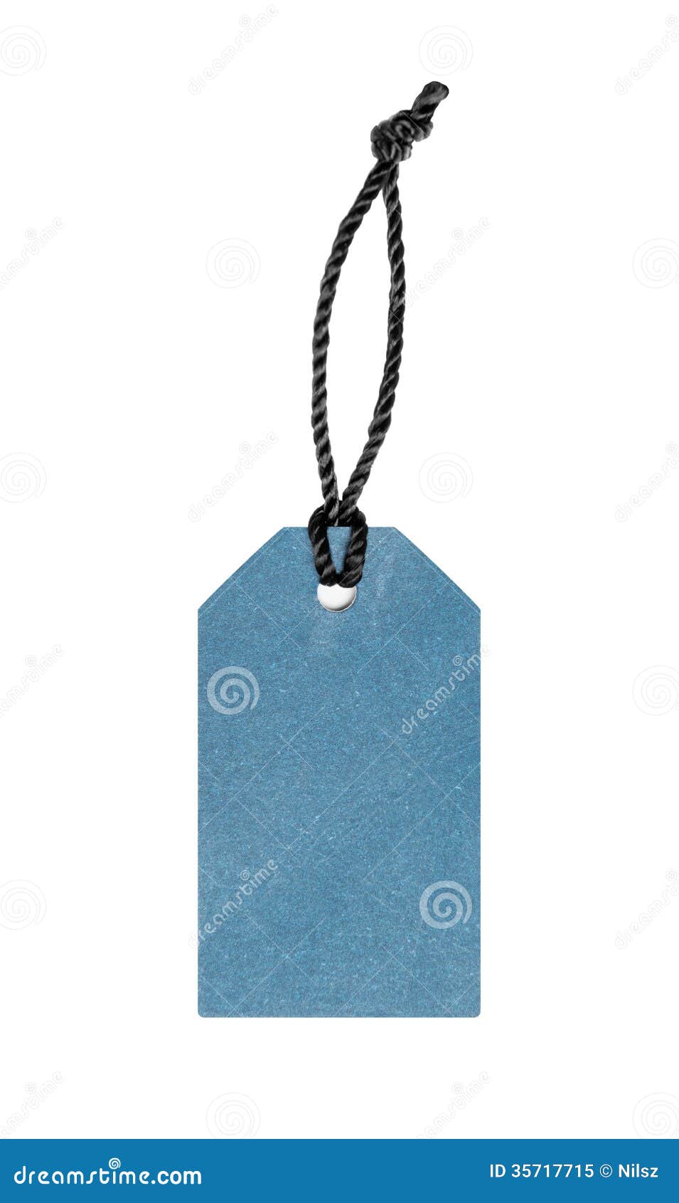 Blank blue price label tag stock image. Image of paper - 35717715