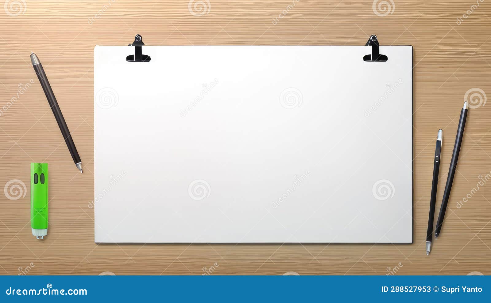Blank Board Background for Text Input Stock Illustration - Illustration ...