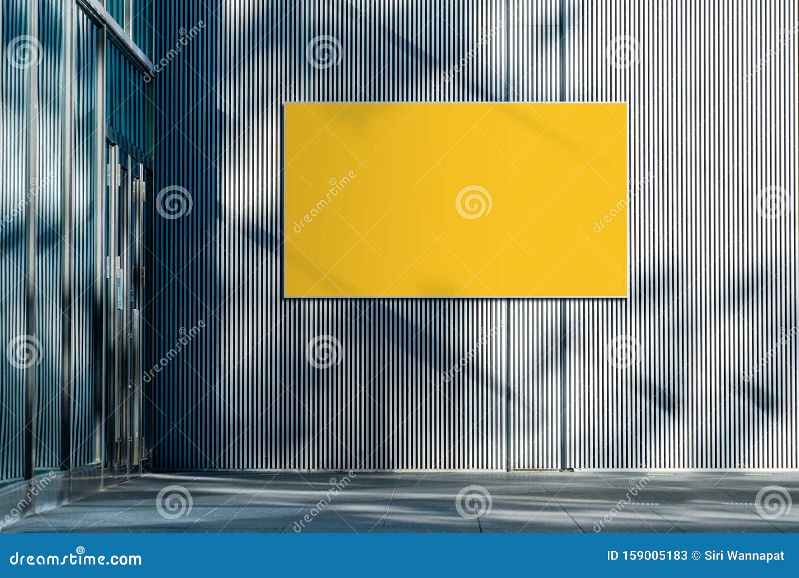 Blank Board for Mockup. Clipping Path Included Stock Image - Image of ...