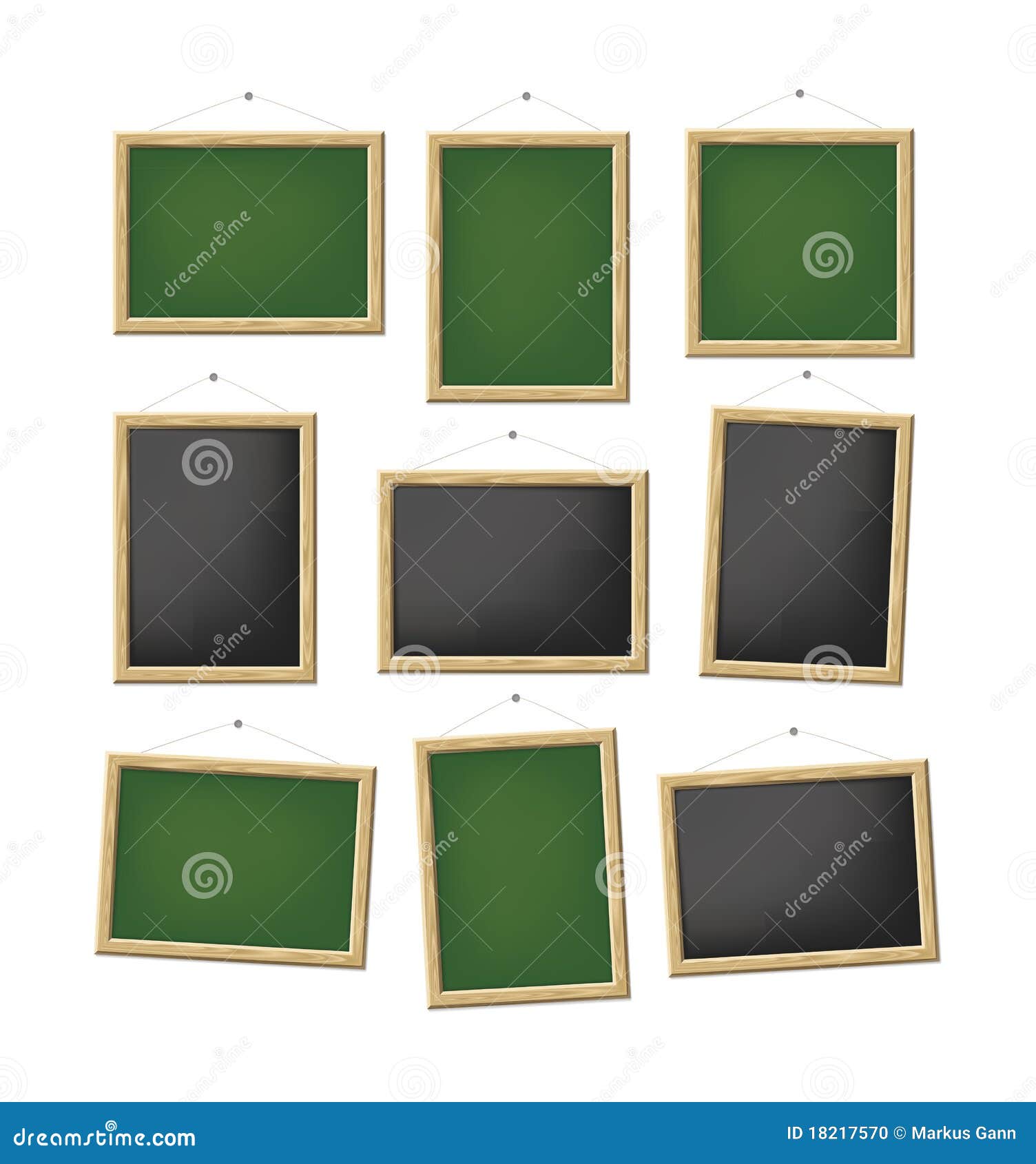 Blank boards stock illustration. Illustration of college - 18217570
