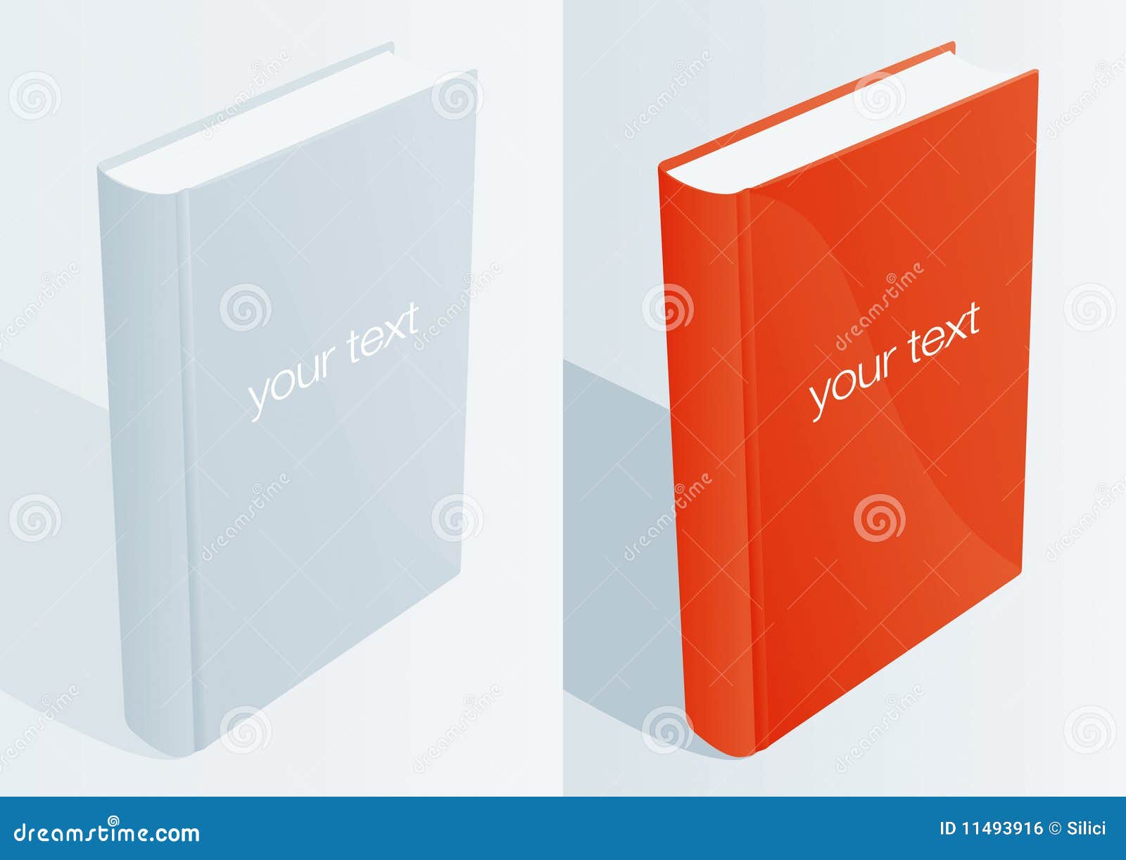 Blank Book 1 stock vector. Illustration of paper, book - 11493916