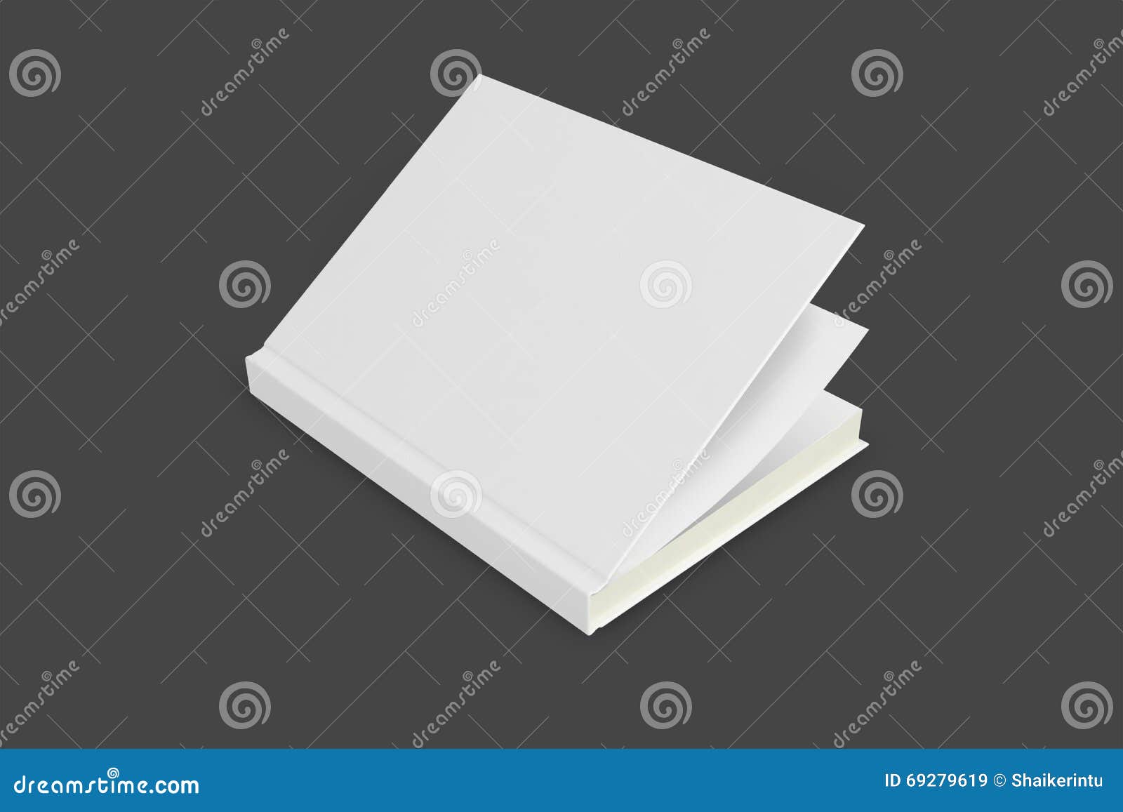 Blank book stock illustration. Illustration of ebook - 69279619