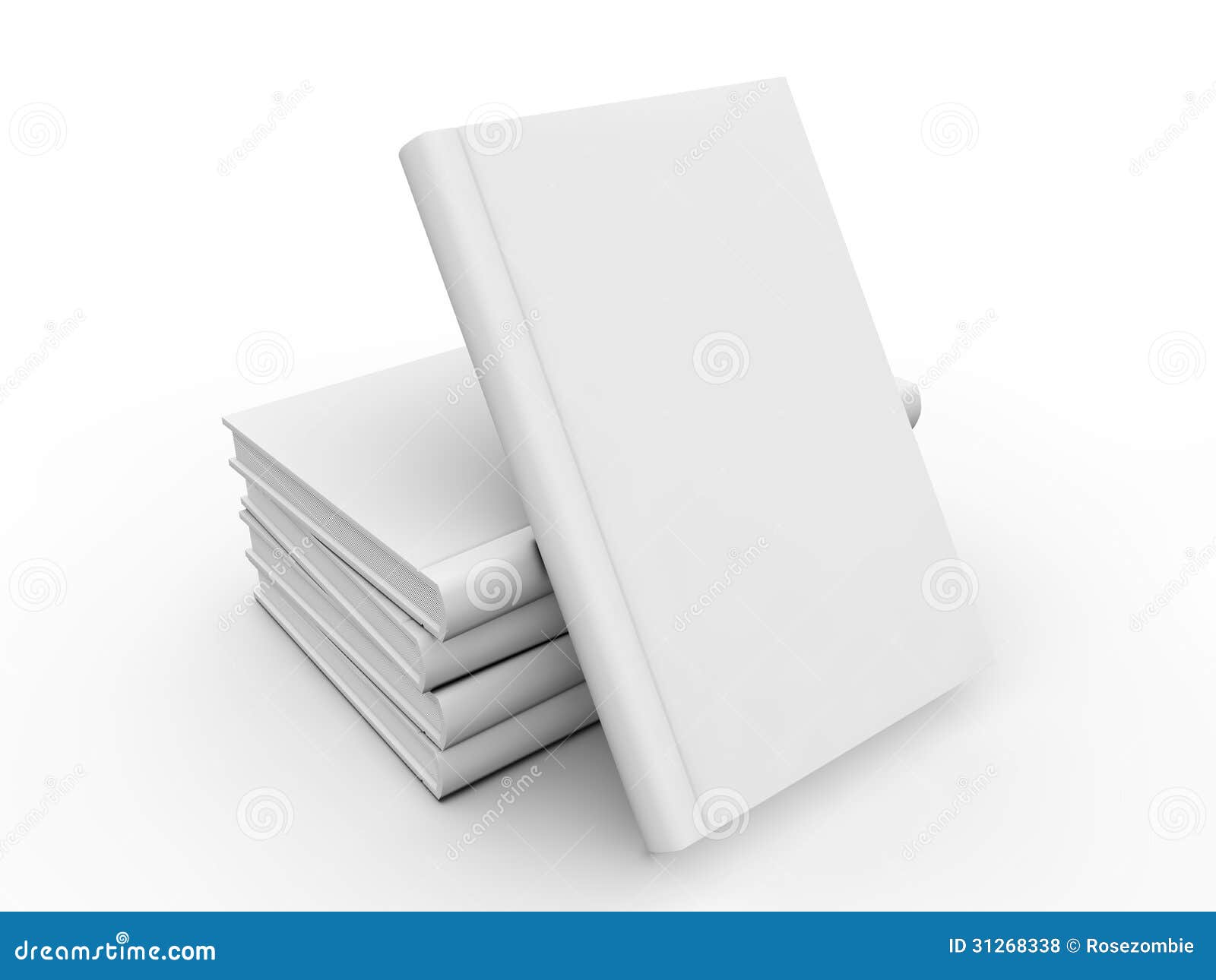 Blank book cover stock illustration. Illustration of journal - 31268338