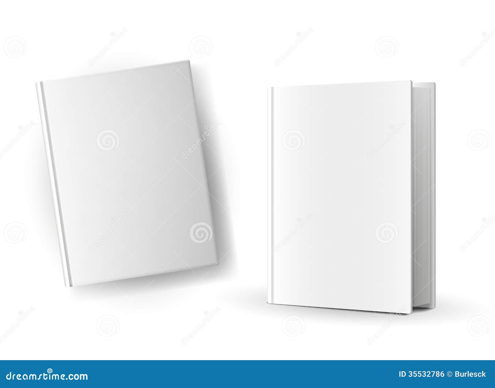 Blank Book Covers Vector Illustration | CartoonDealer.com #35532786