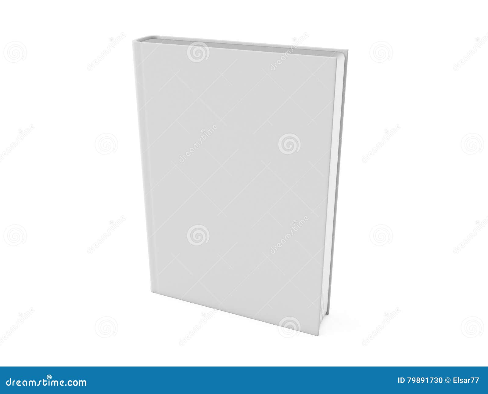 Blank book. 3D rendering stock illustration. Illustration of office ...