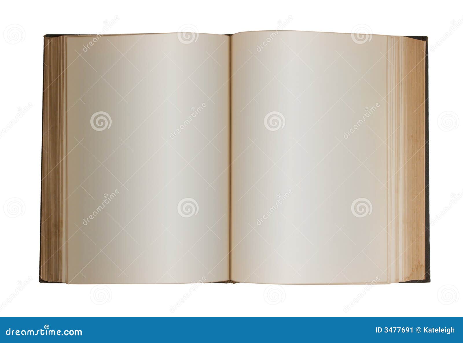 Blank Book, Isolated stock image. Image of blank, yellowed - 3477691