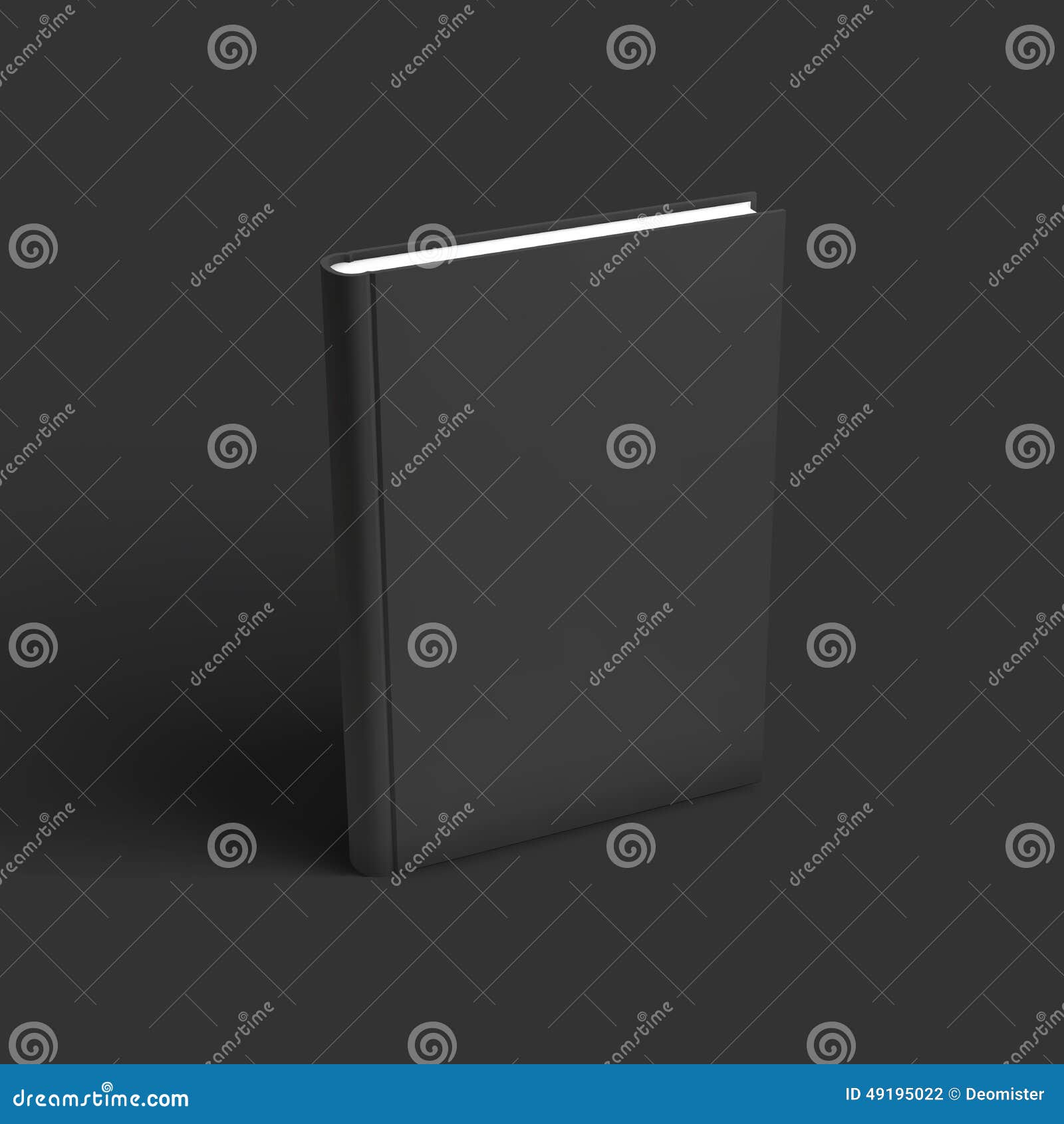 Blank Book, Textbook, Booklet or Notebook Mockup Stock Vector ...