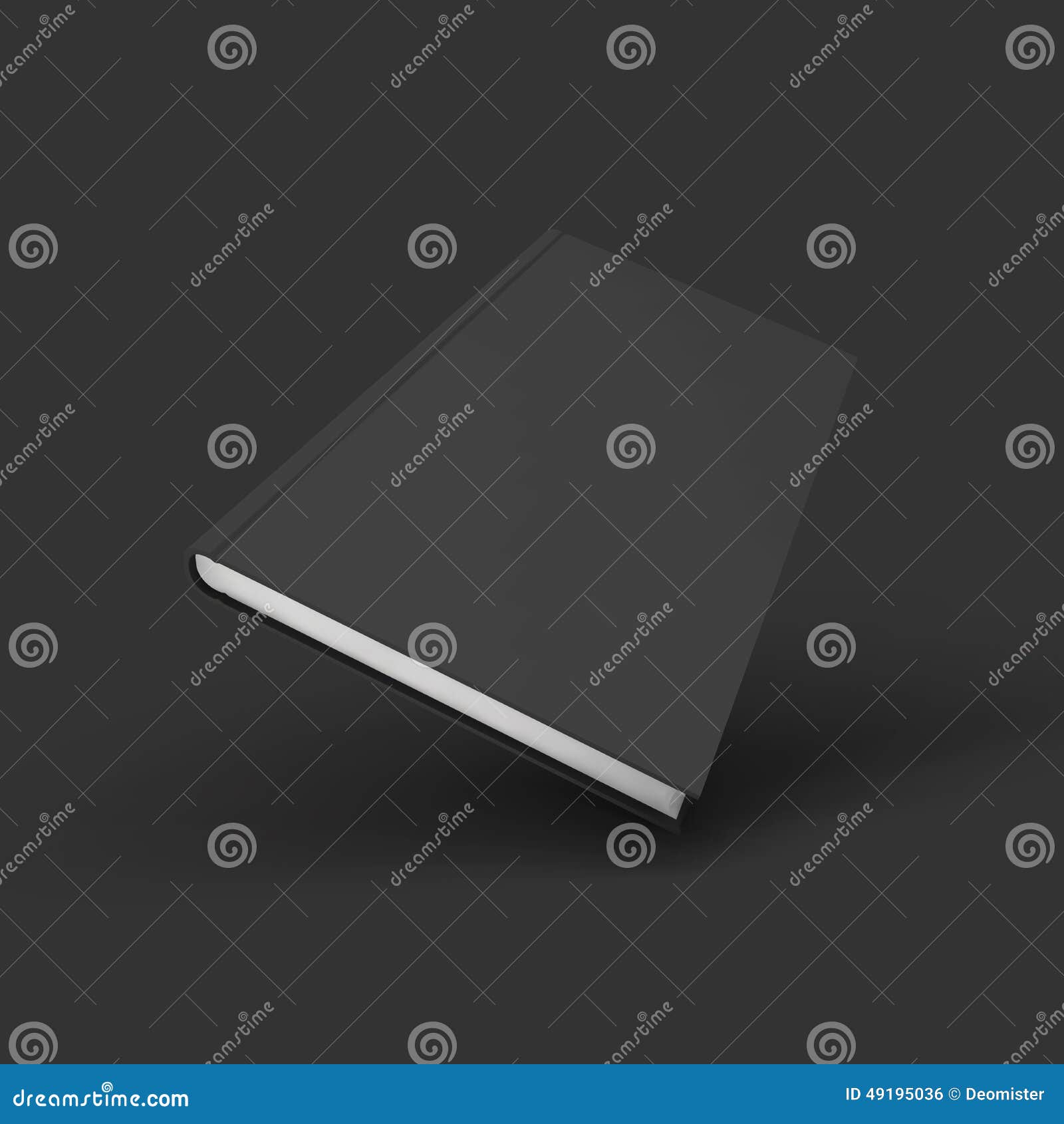 Blank Book, Textbook, Booklet or Notebook Mockup Stock Vector ...