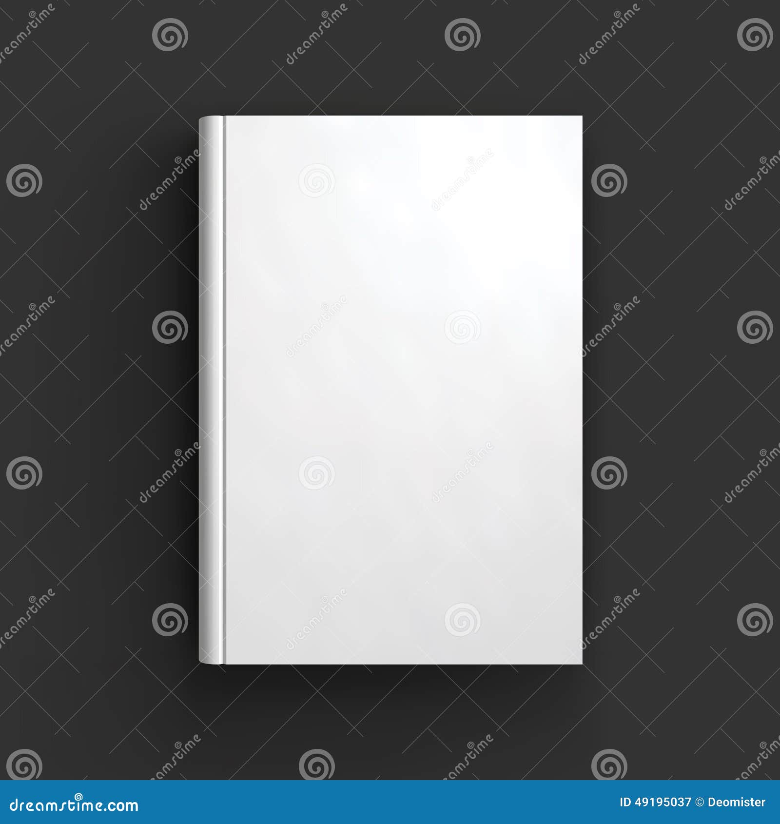 Notebook Mockup With Gold Spiral. Wire Bound Blank Paper Note Book ...