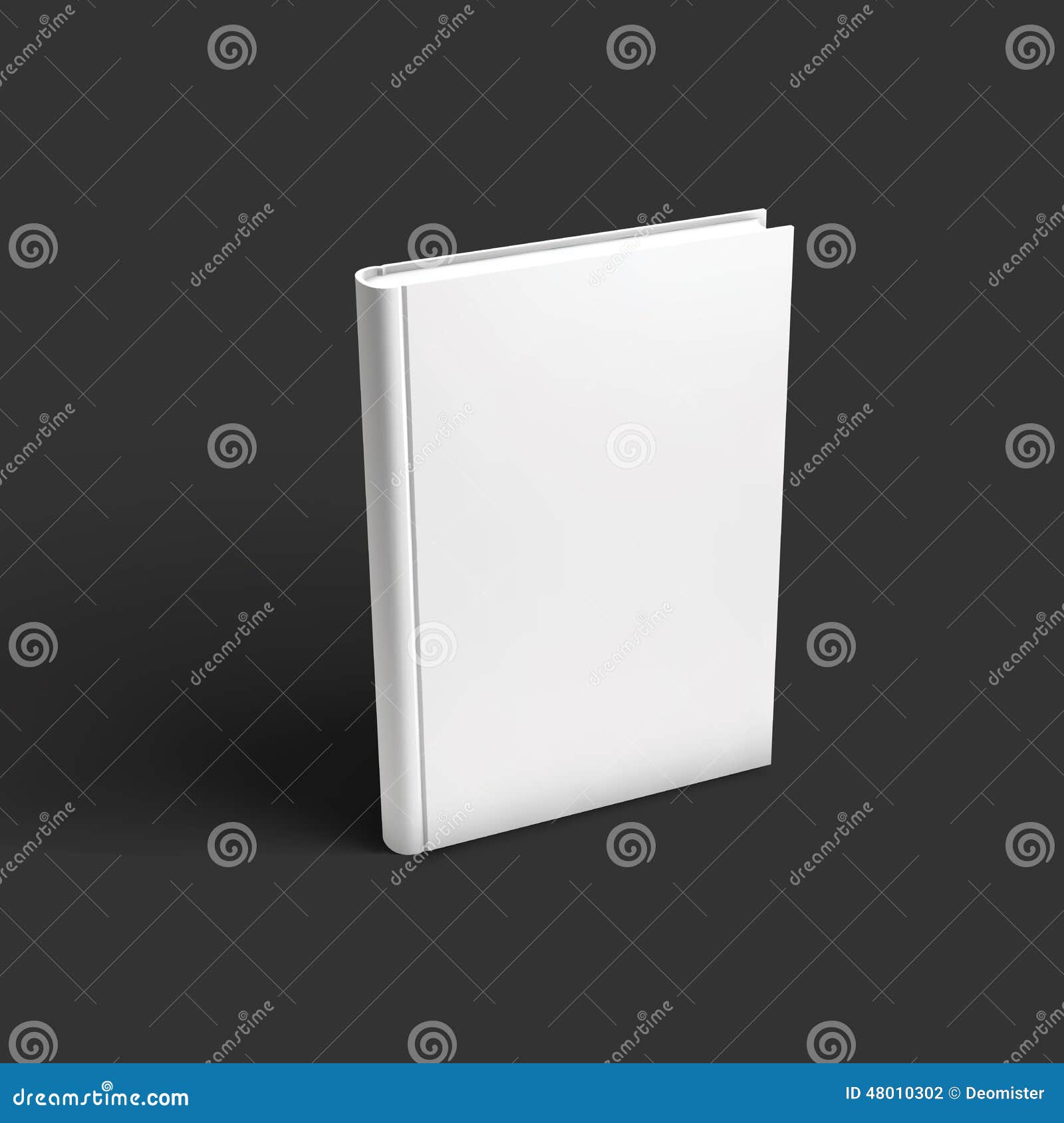 Blank Book, Textbook, Booklet or Notebook Mockup. Stock Vector ...