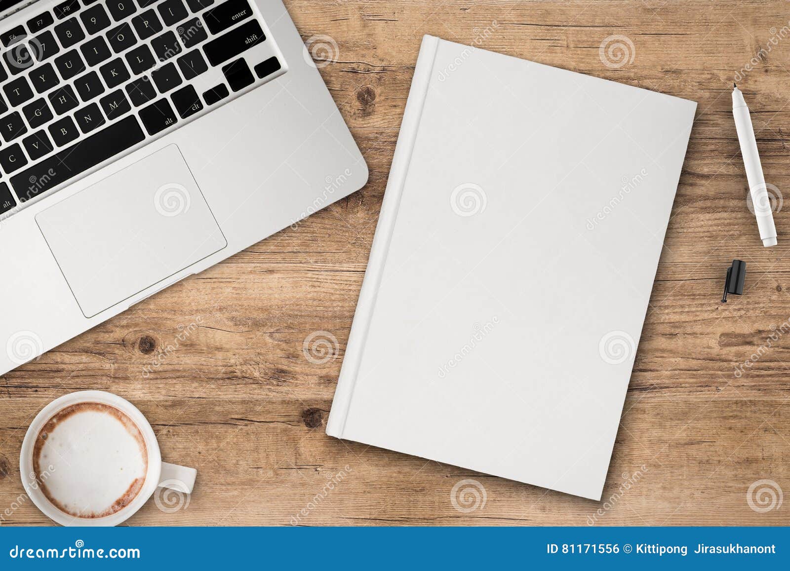 Blank book top view stock photo. Image of magazine, pocket - 81171556